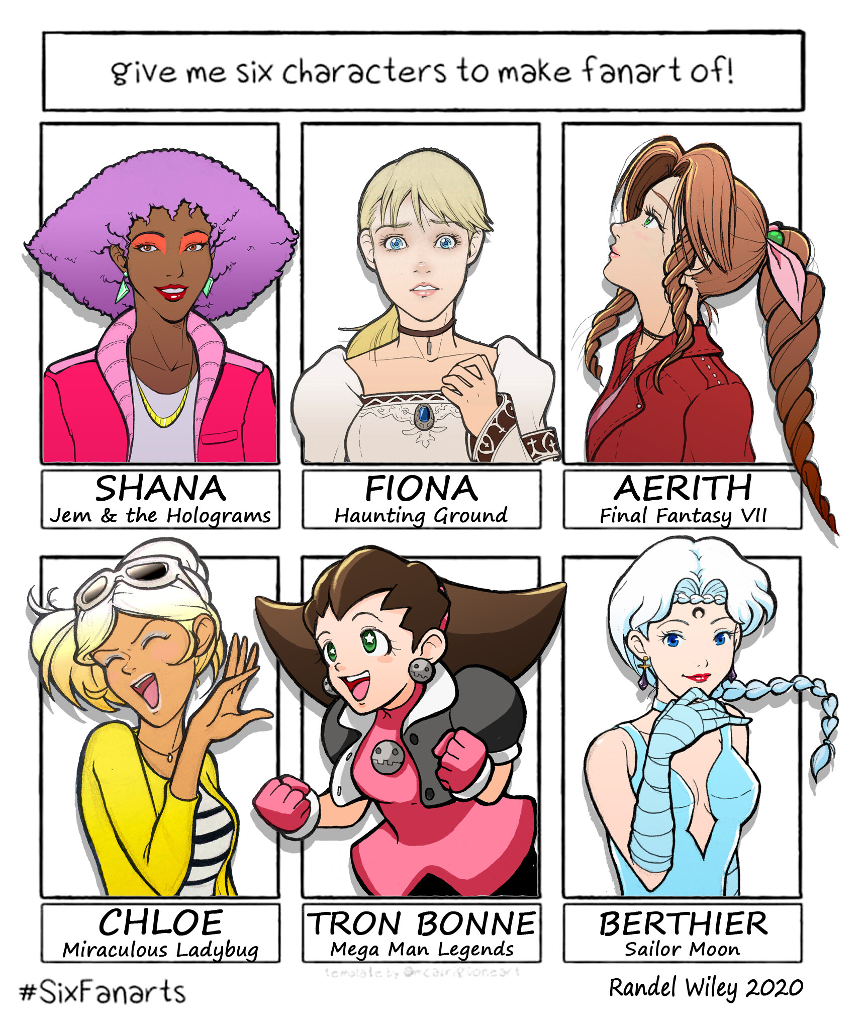 ArtStation - Six Fan Arts Challenge