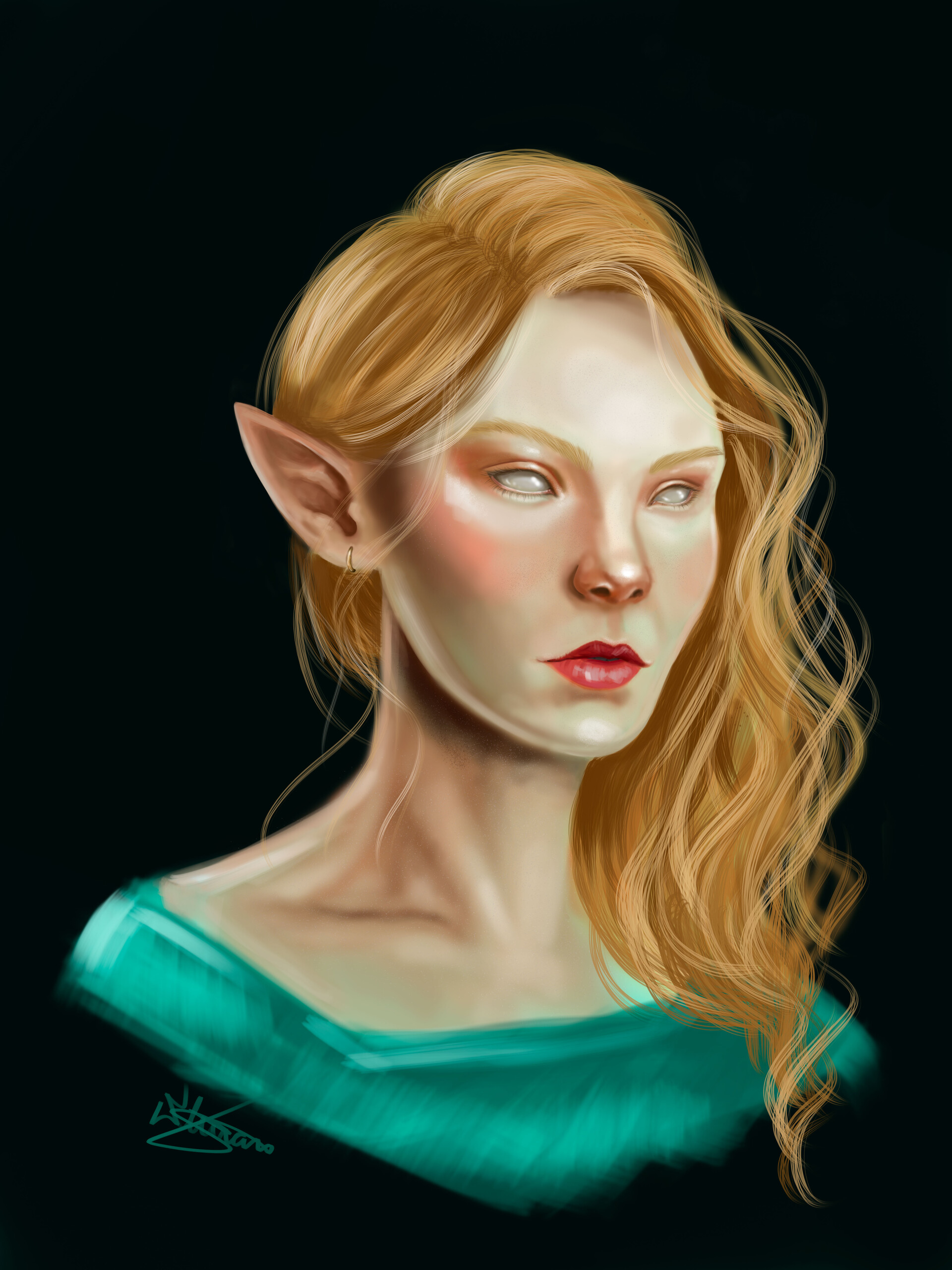 ArtStation - elf portrait