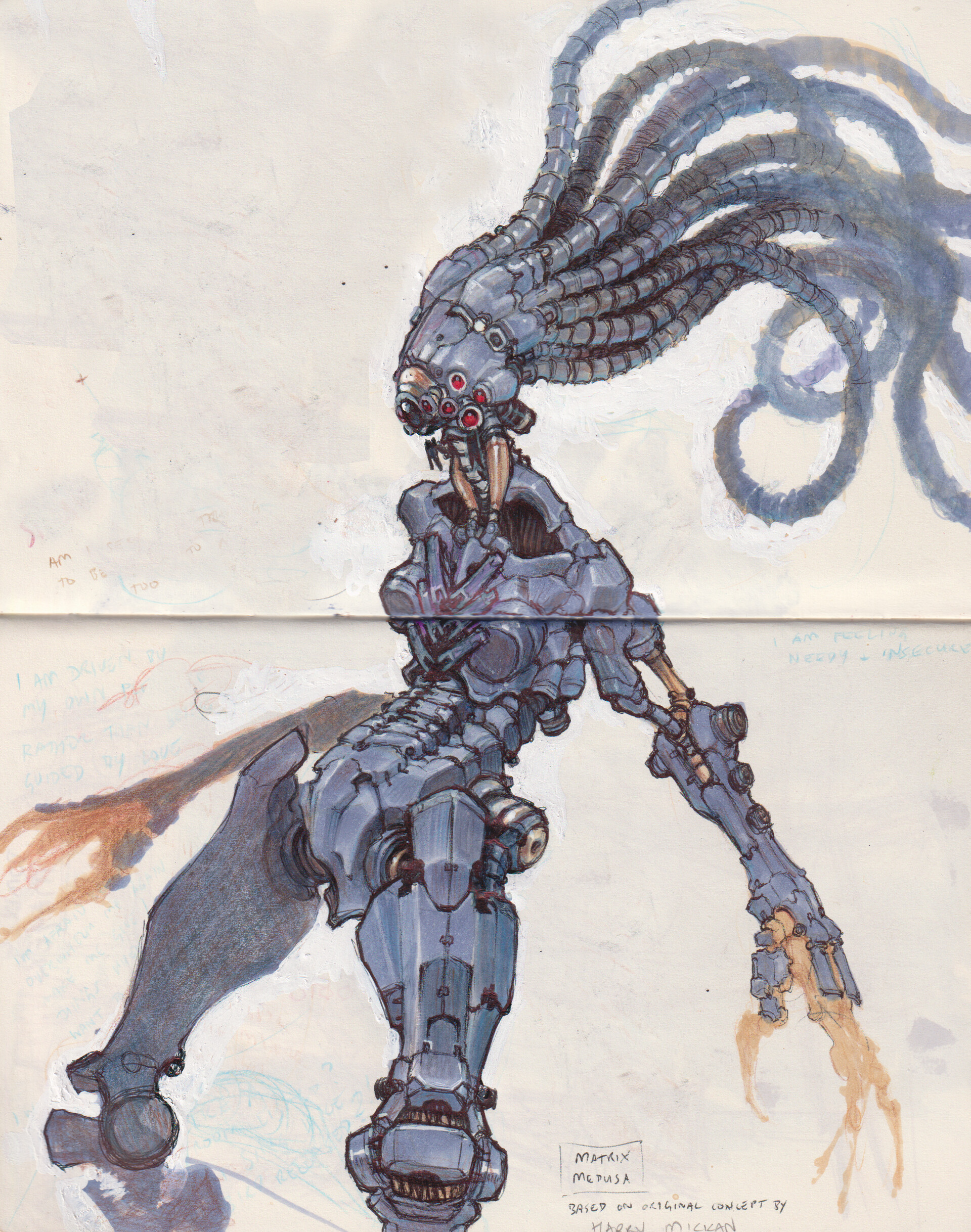 ArtStation - sketchbook 0018 - Matrix android