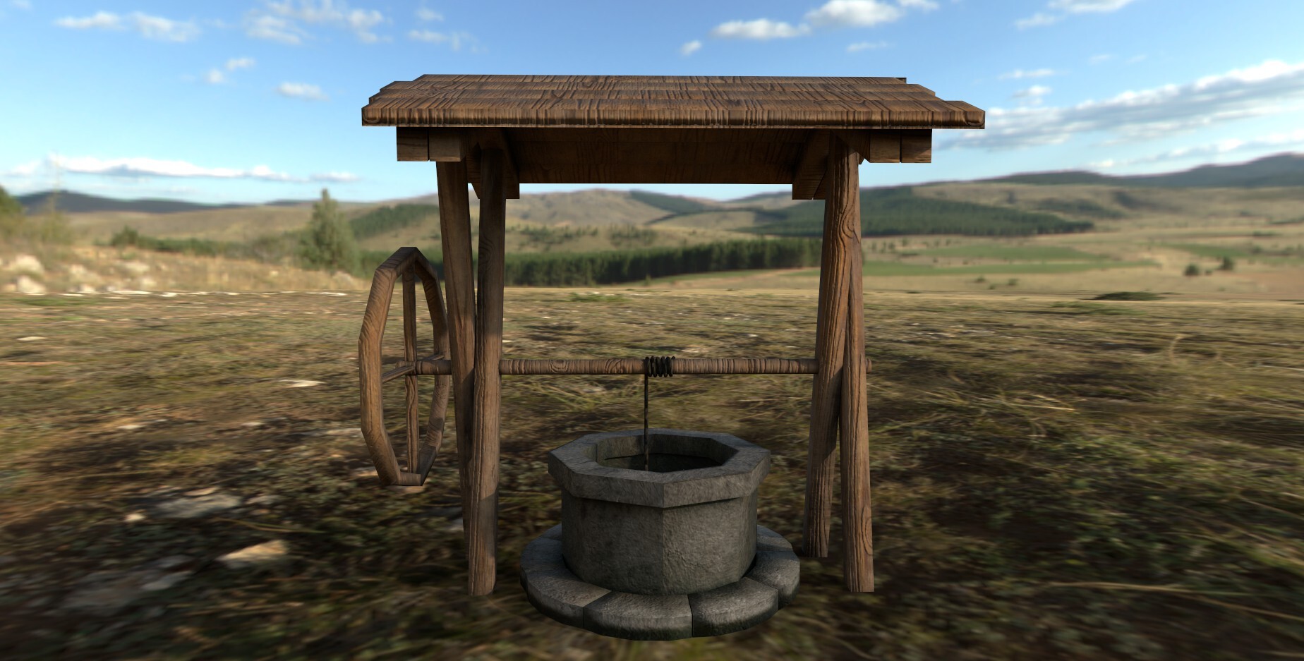 ArtStation - Stylized Water Well