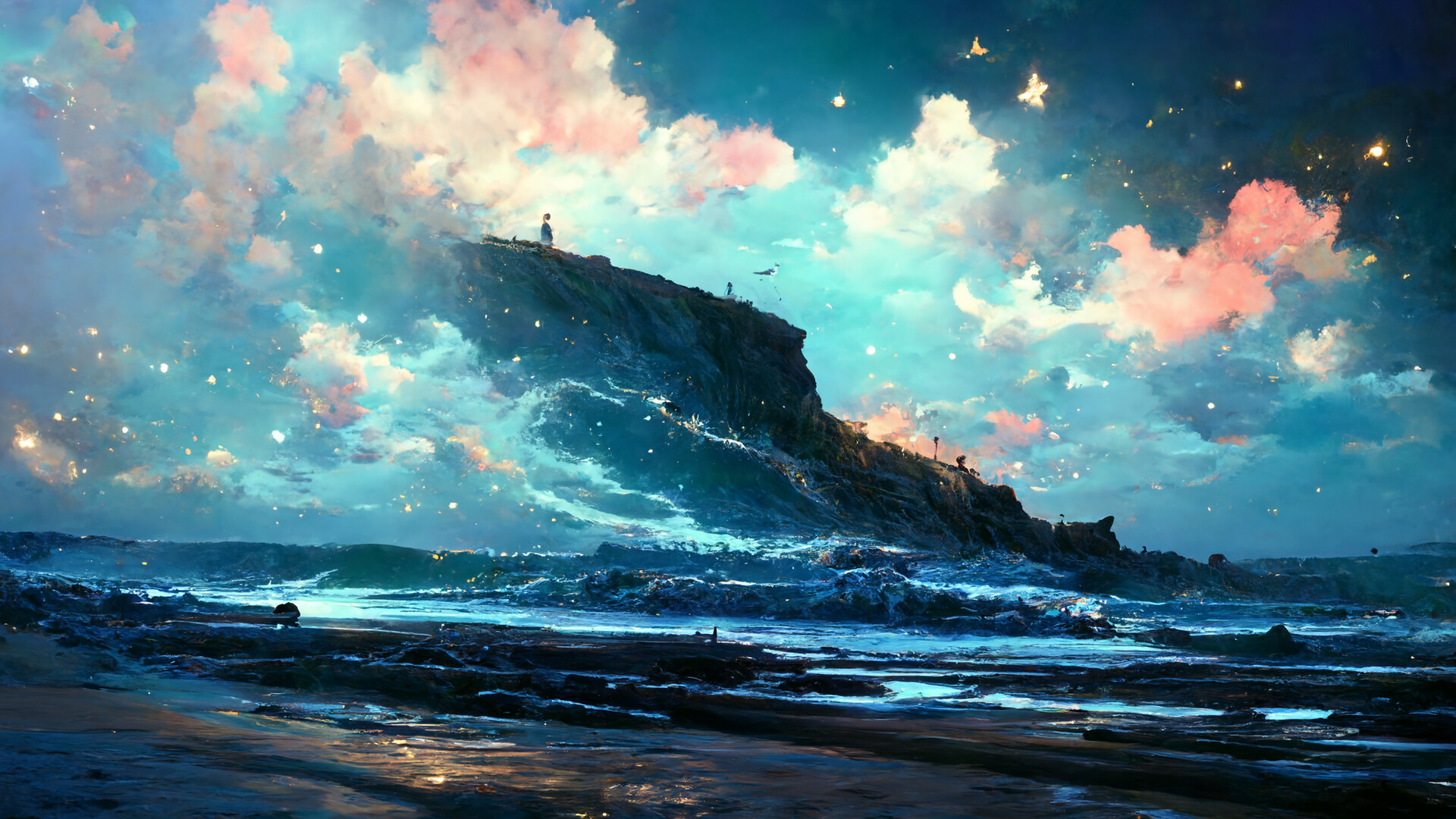 ArtStation - Star cliff concept