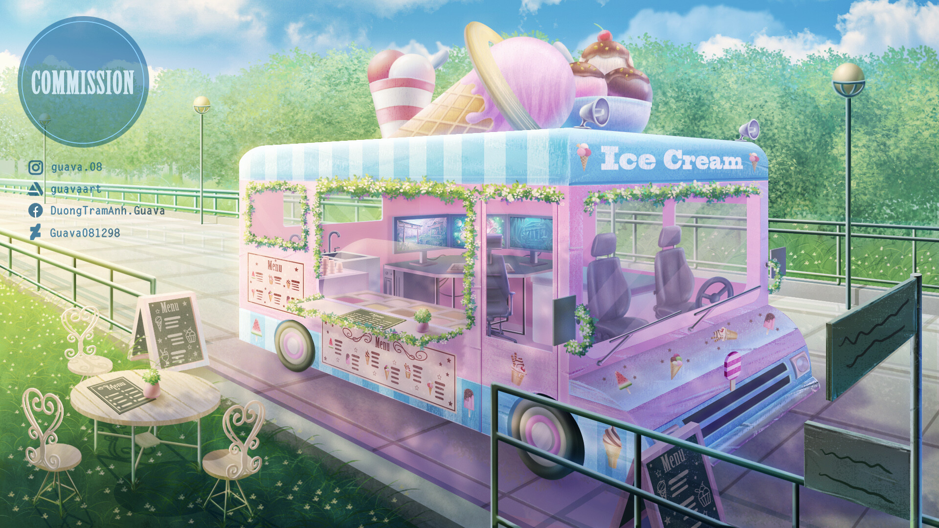 ArtStation - Ice cream van