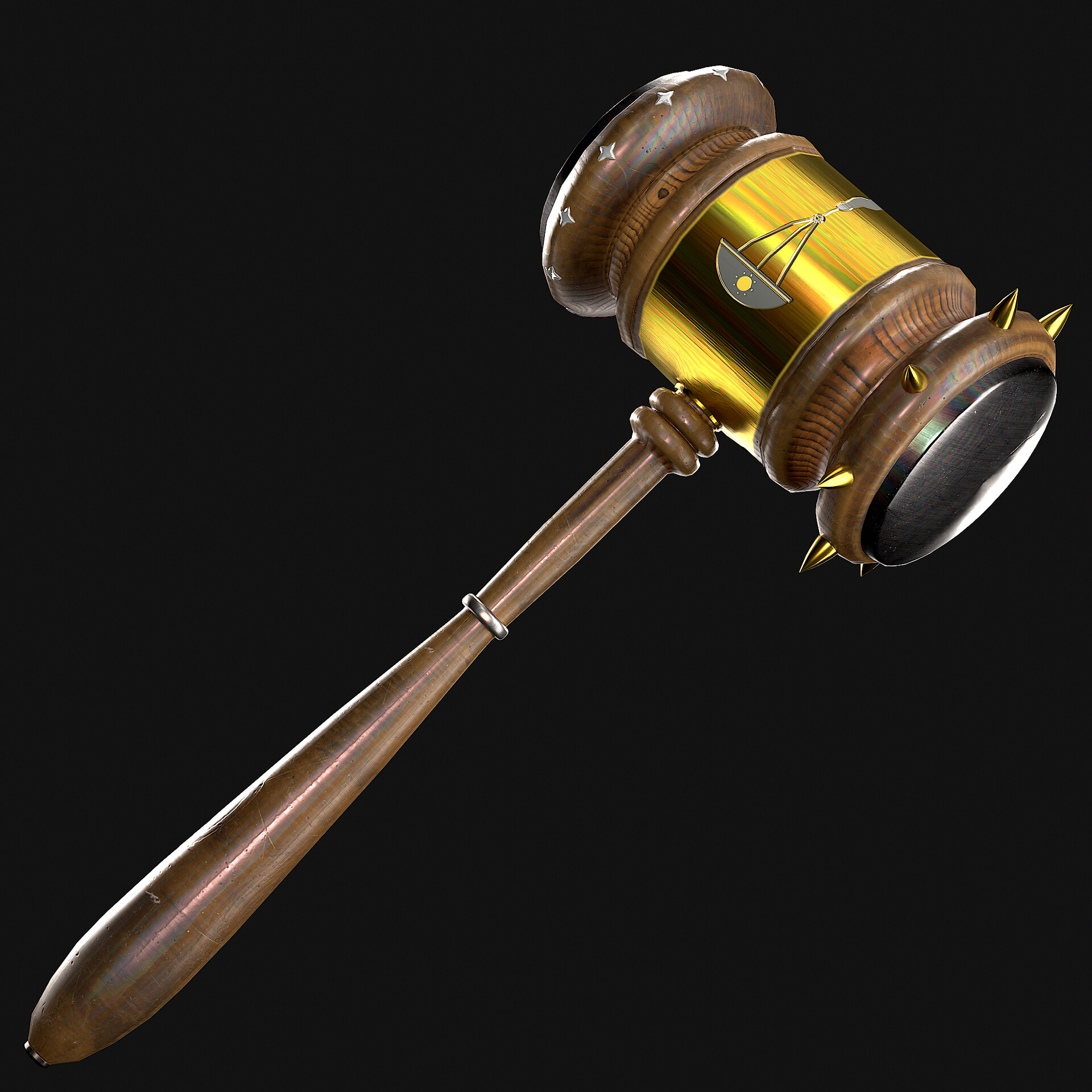 ArtStation - Polaris magistrate gavel weapons