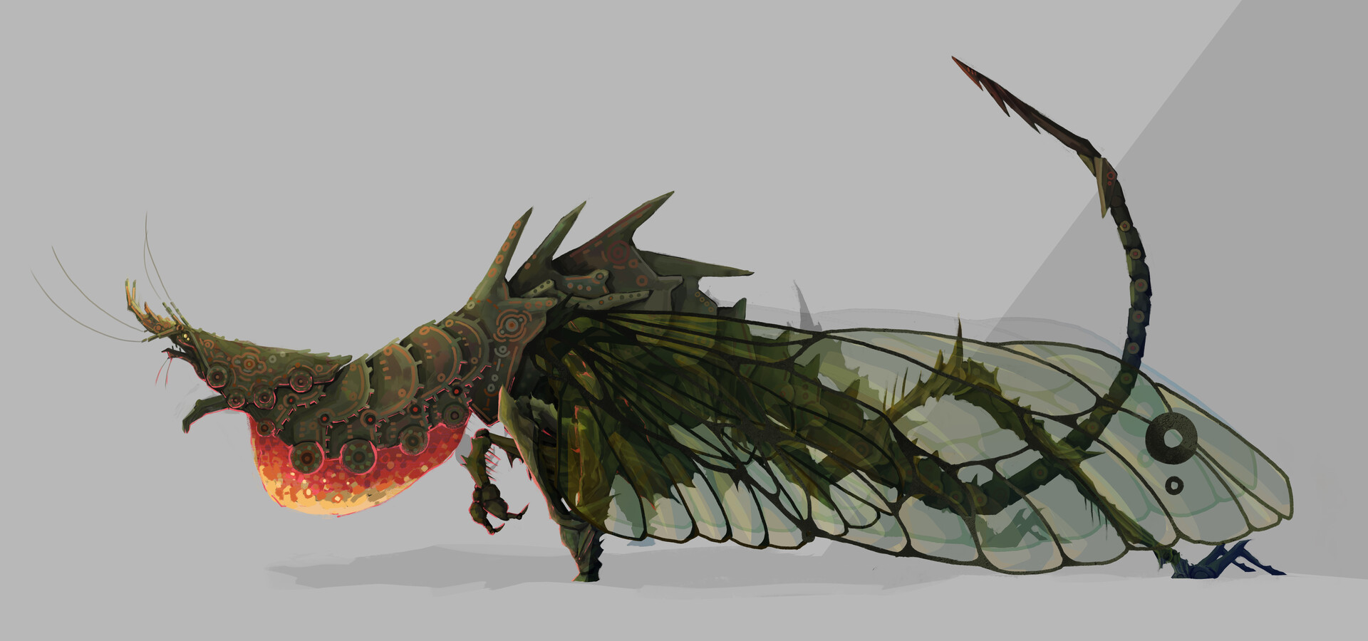 ArtStation - Insecton - insect-like dragon