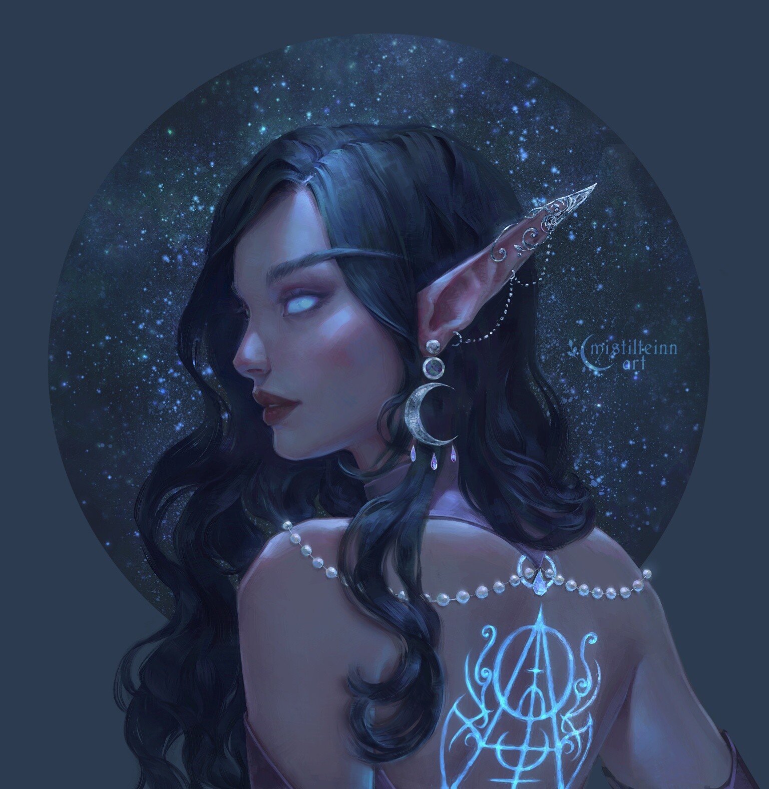 ArtStation - Void Elf Commission