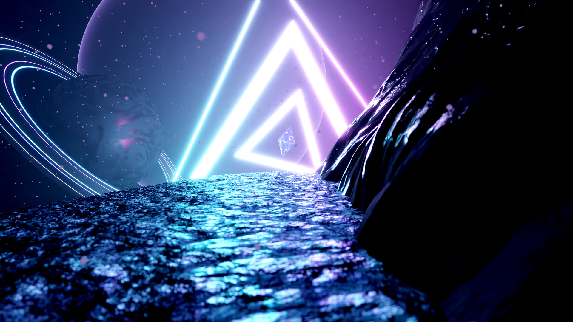 ArtStation - Abstract spatial ambiance concept #2