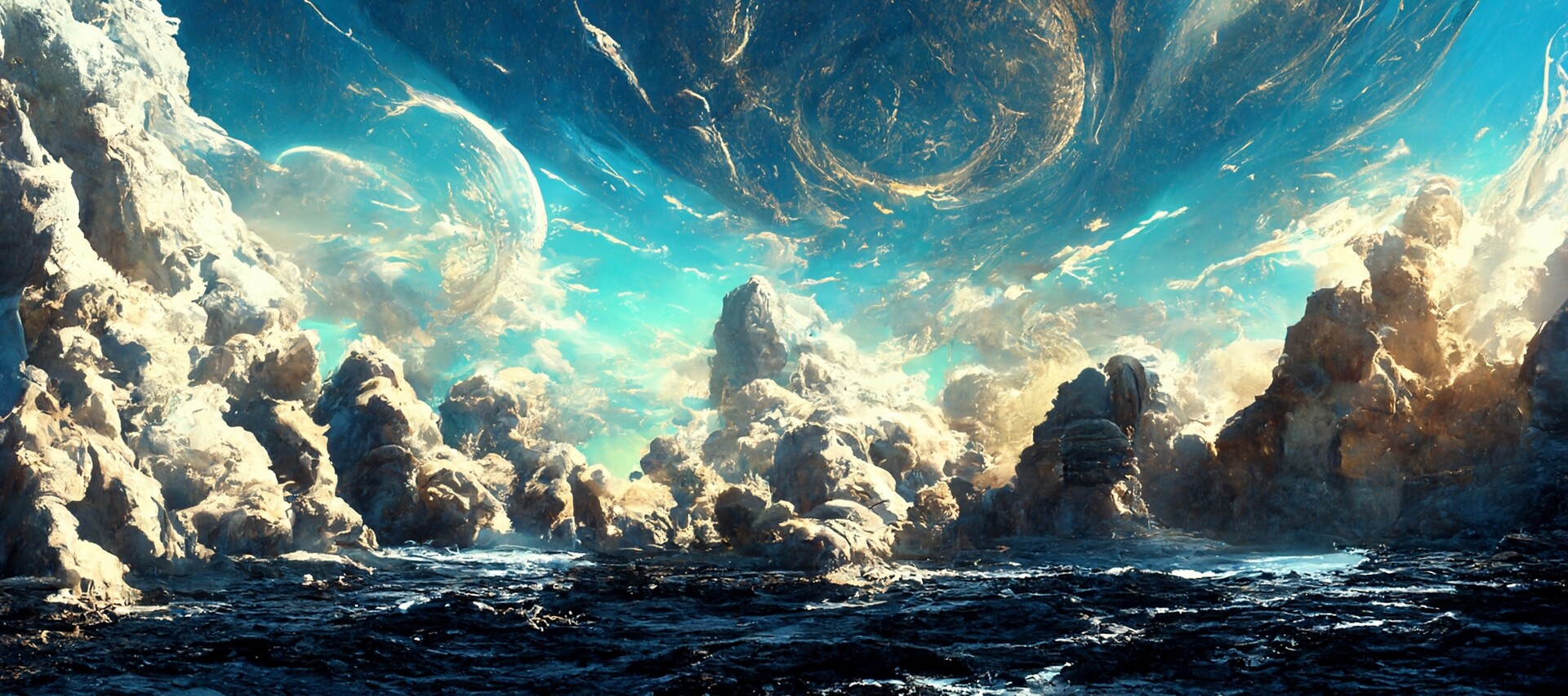 ZC - MidJourney AI Experiment - Planet Uncharted