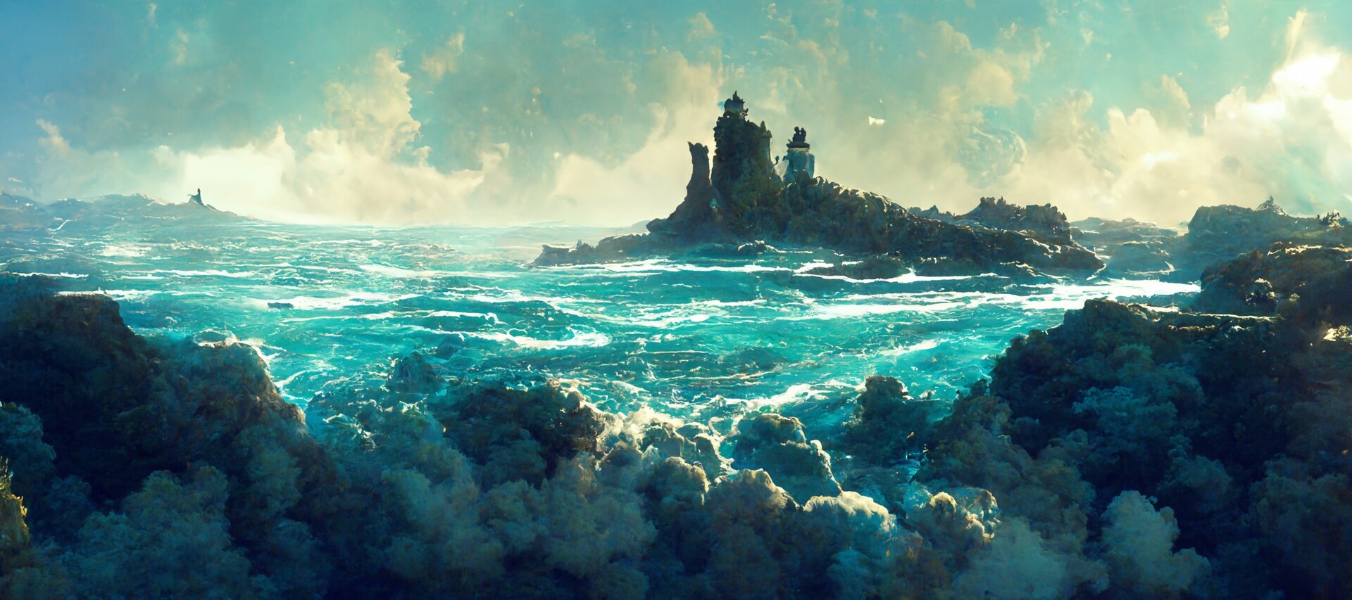 ZC - MidJourney AI Experiment - Planet Uncharted