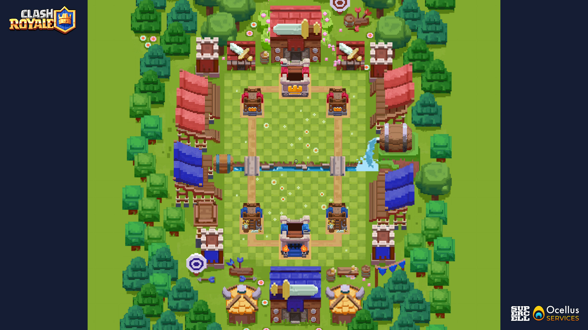 Ocellus - SERVICES - Clash Royale - Season 38: 8-Bits Barbarian Village ...
