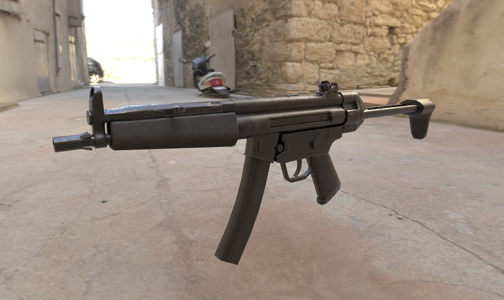 ArtStation - MP5 Low poly model (2021)