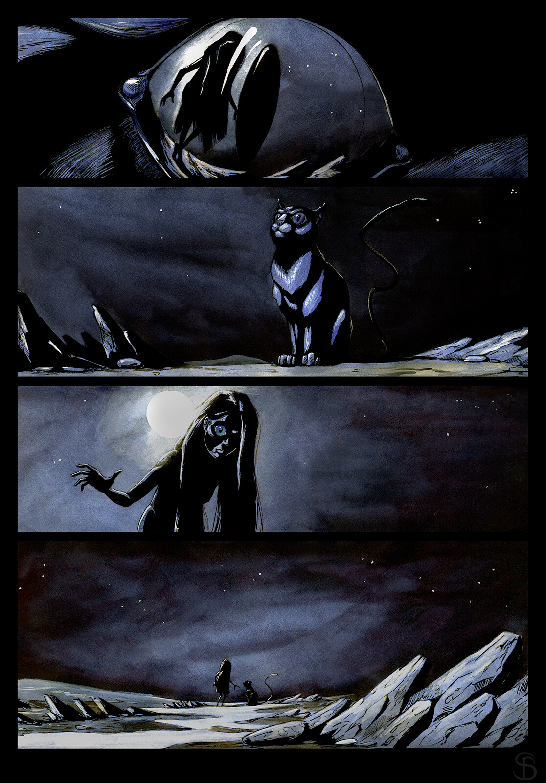 ArtStation - GRAPHIC NOVELS (old, traditional, ink, watercolor)