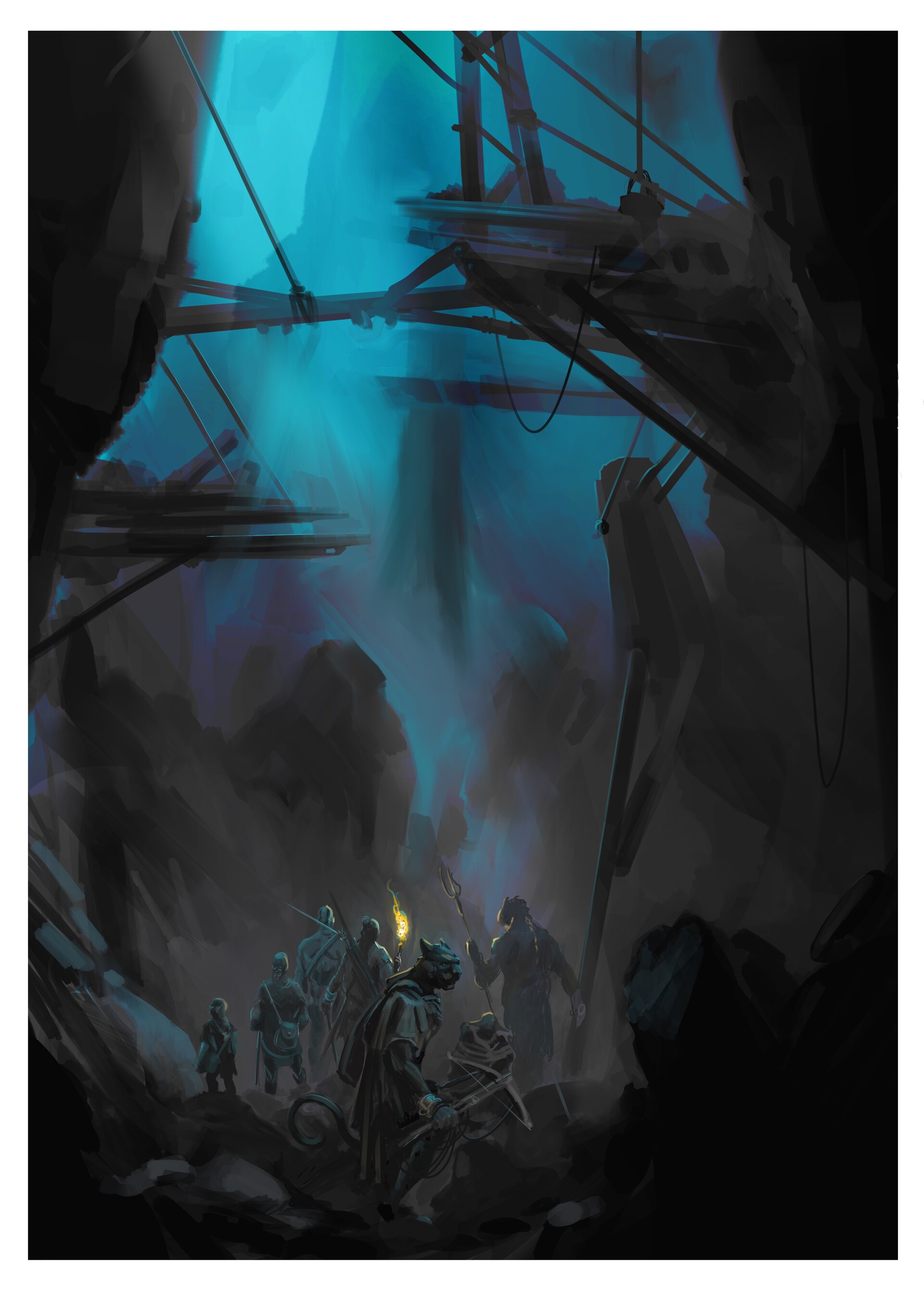 ArtStation - Exploring the Caves 001