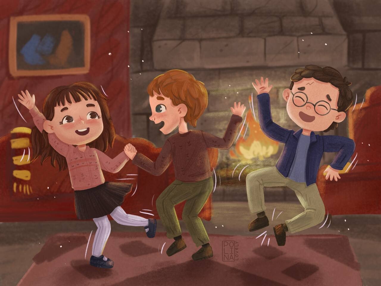 ArtStation - Harry Potter. A party. Character development