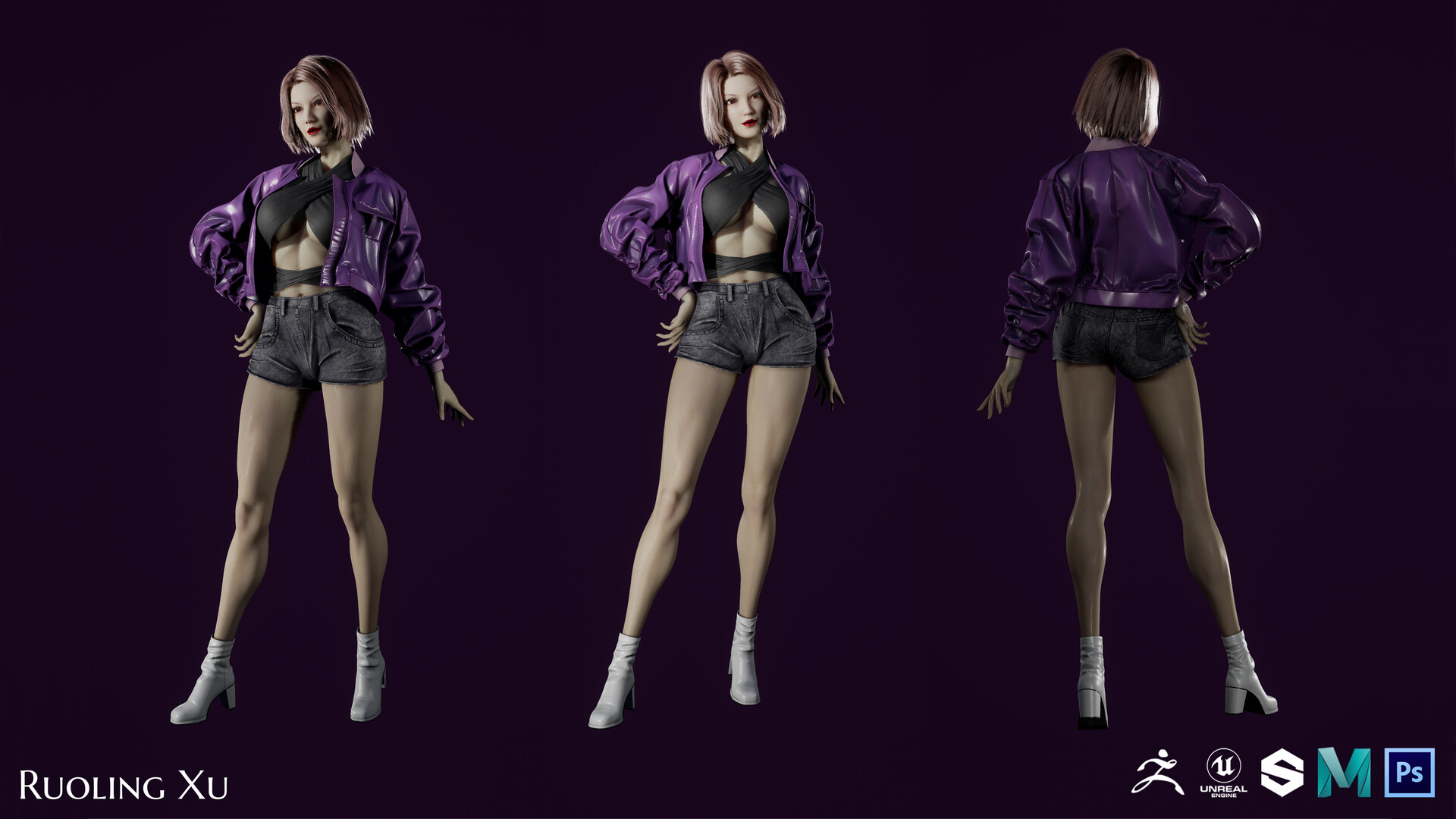 Ruoling Xu - Character Modeling: Kpop Idol