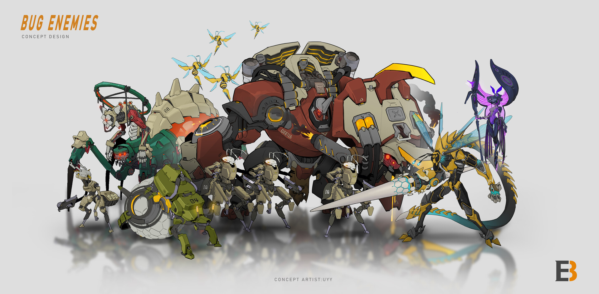 ArtStation - bug mecha