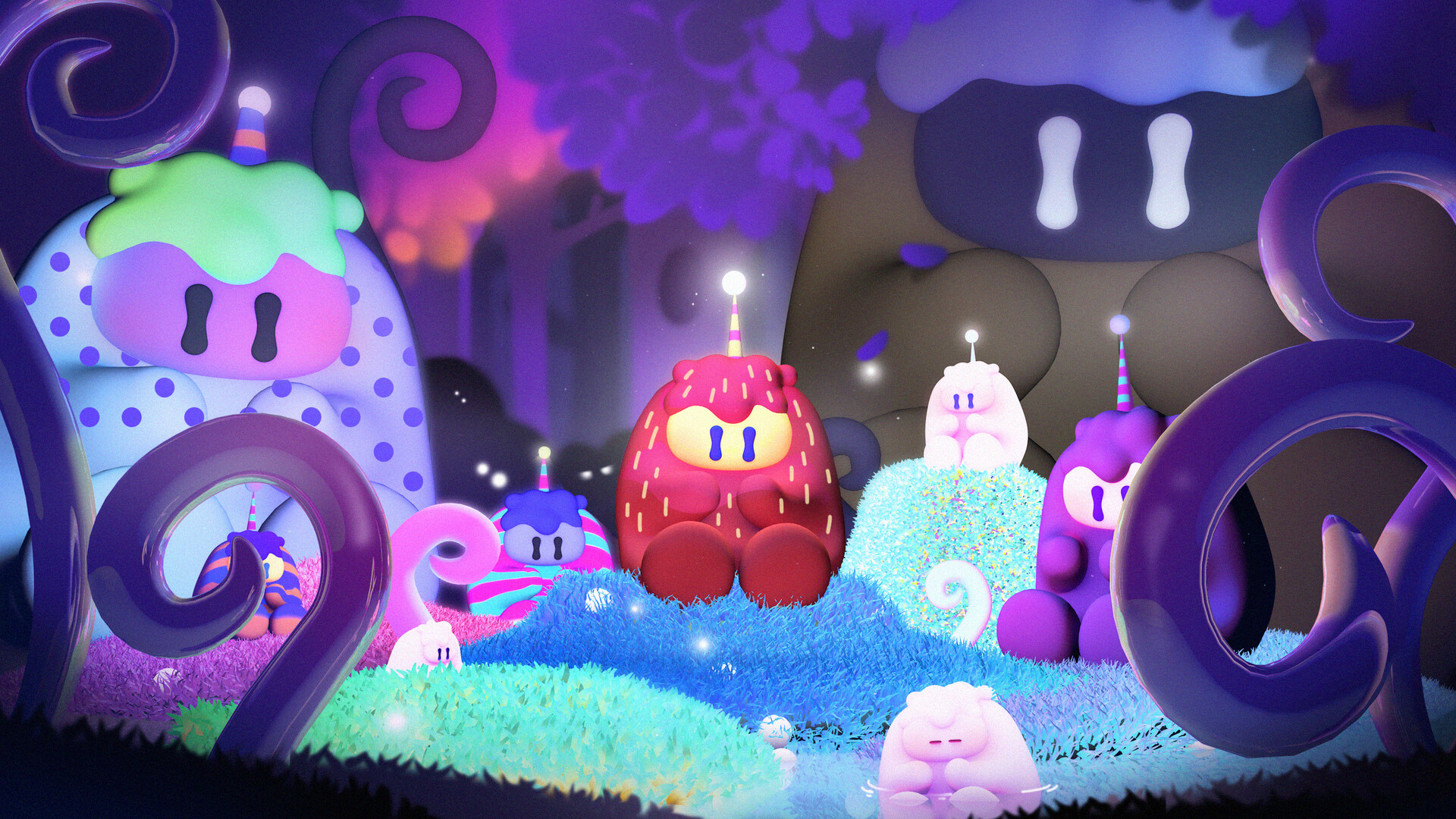 ArtStation - TROLL'S MAGIC GARDEN