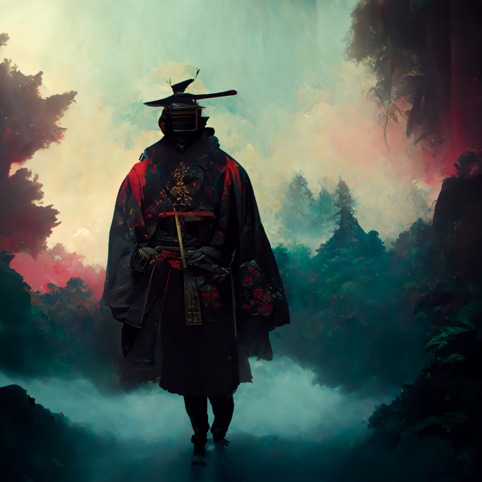 ArtStation - Chiaroscuro Samurai 1