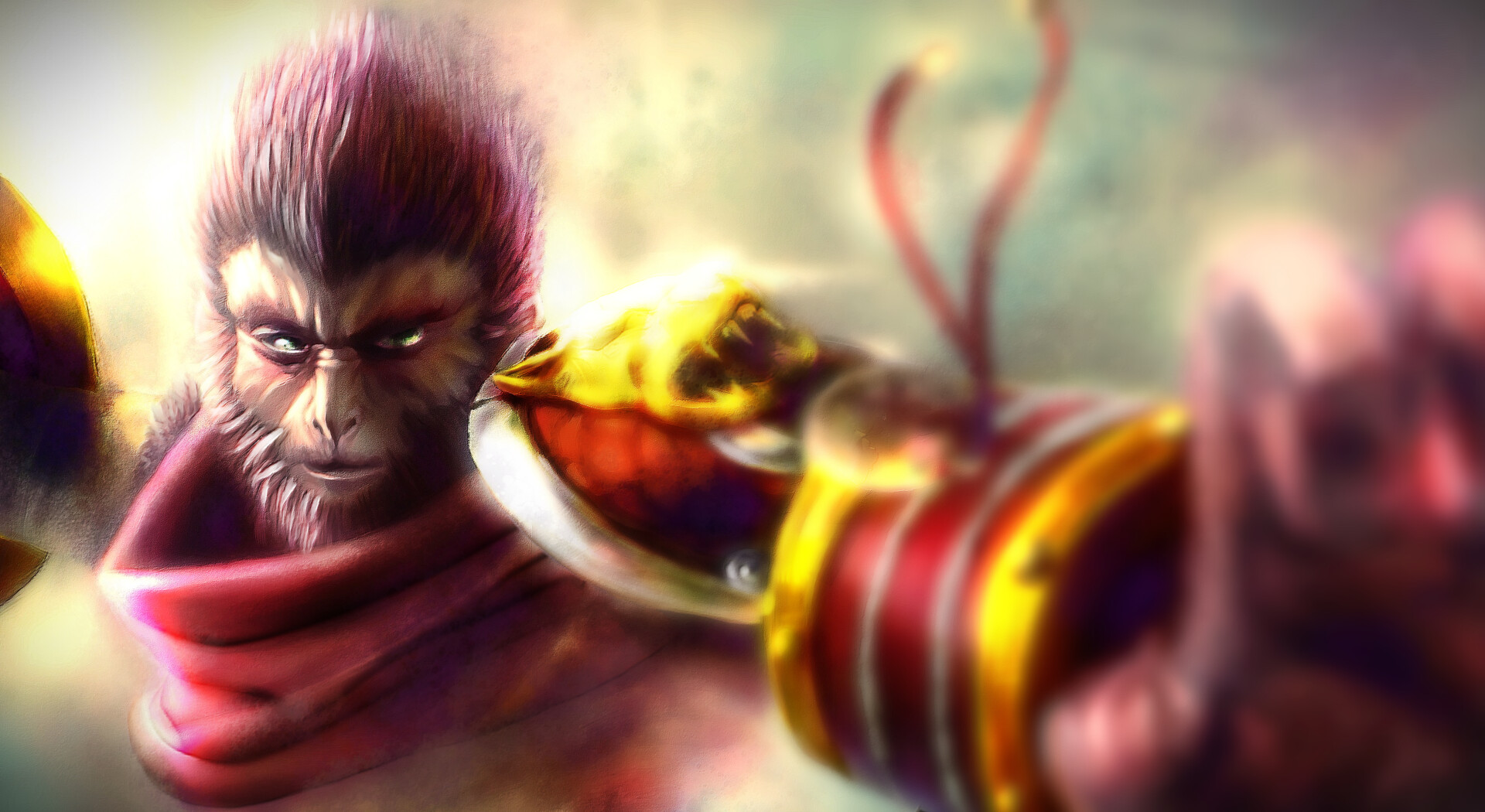 ArtStation - One Year Progress Wukong