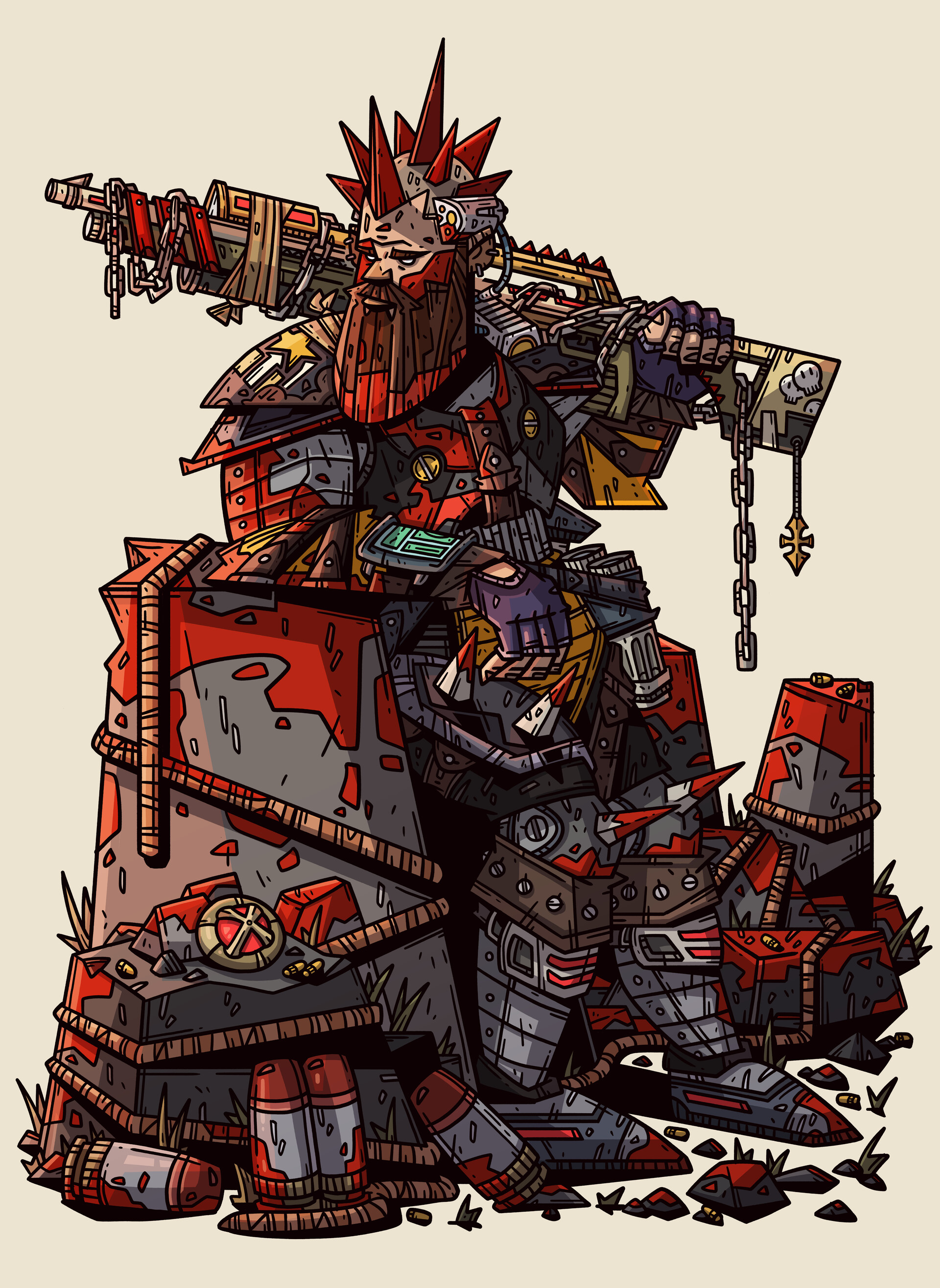 ArtStation - Red the Trooper