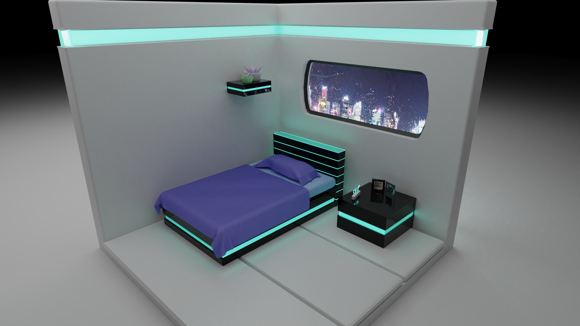 ArtStation - Futuristic Bedroom Concept