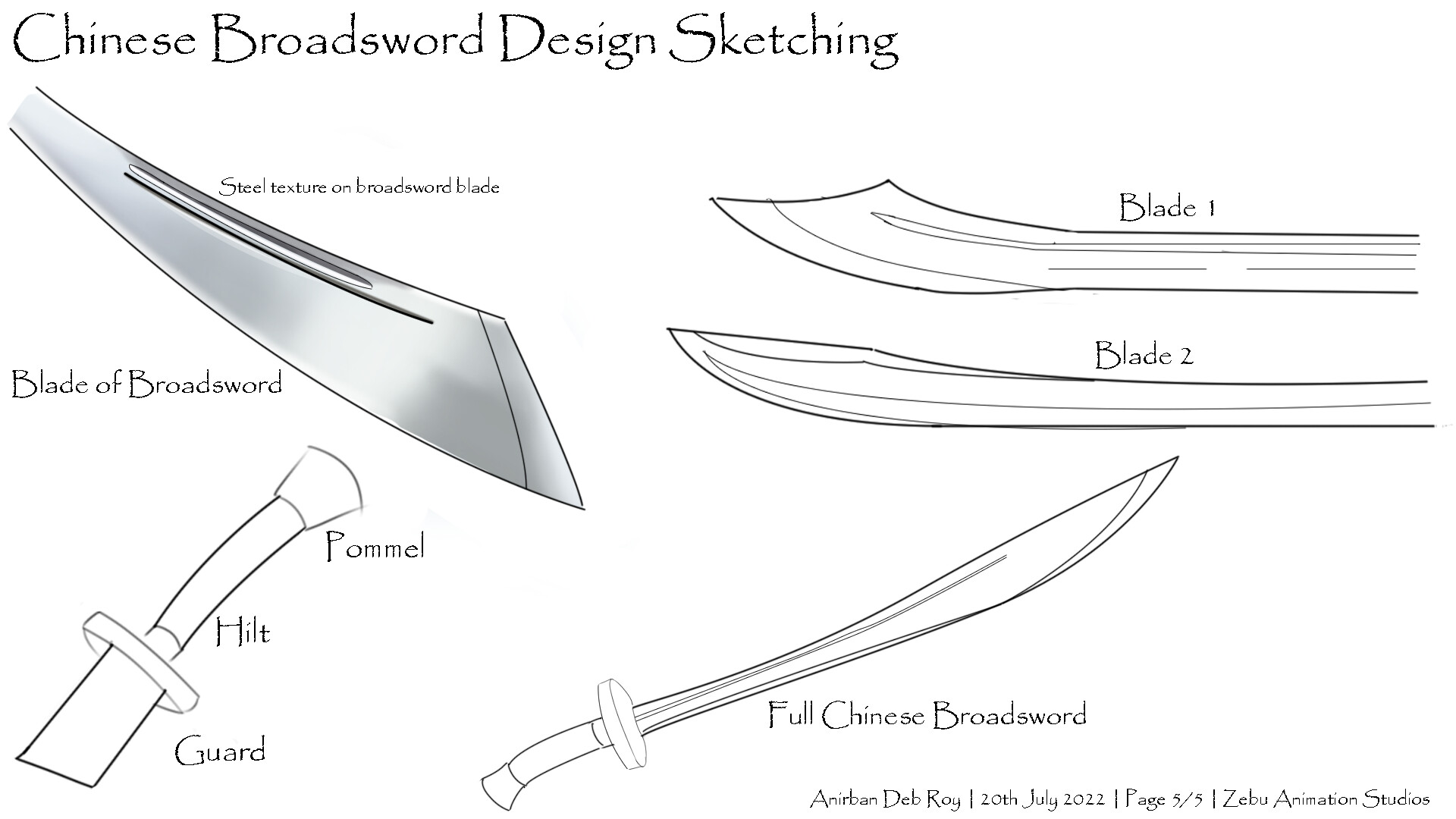 blade texture drawing