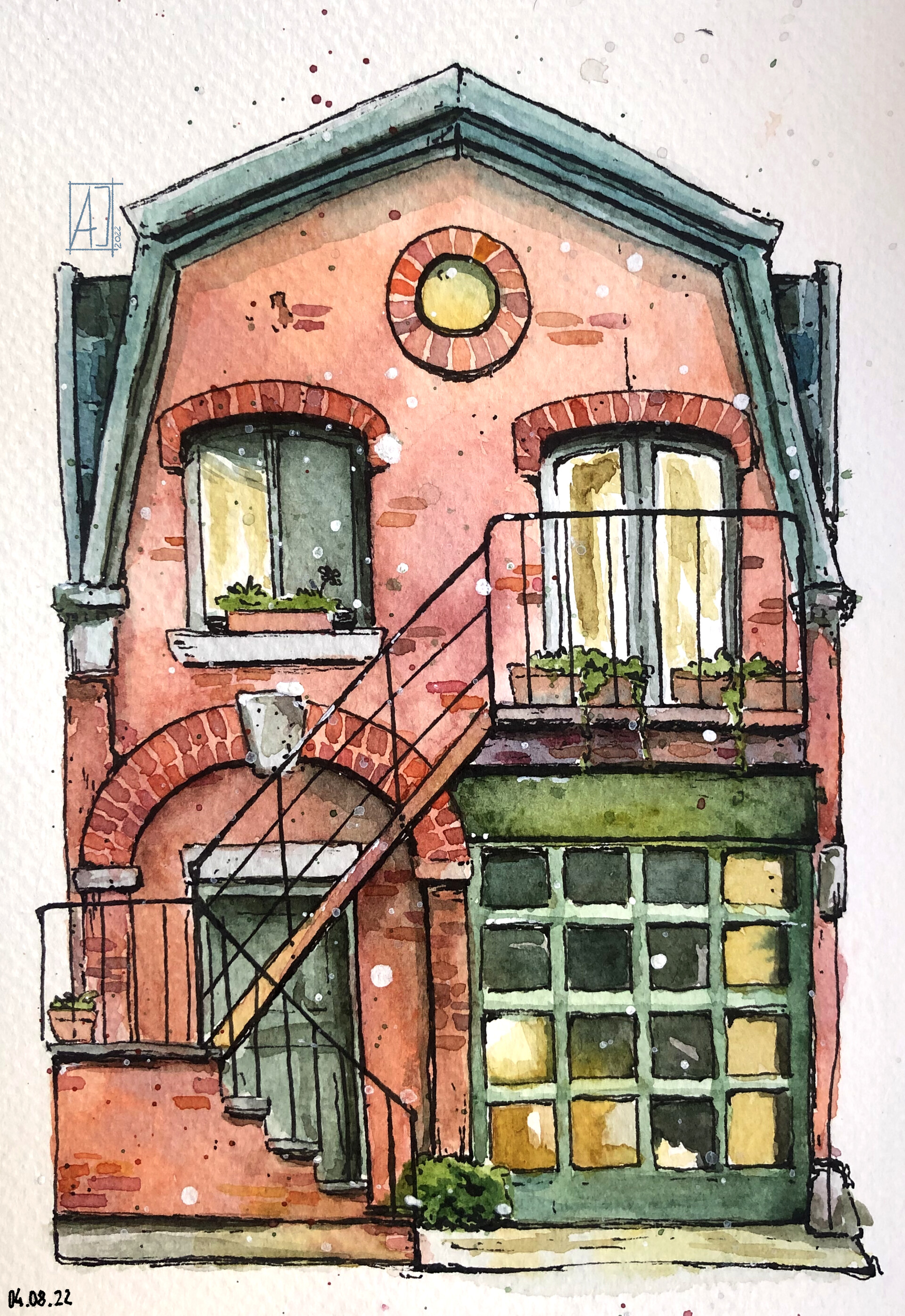 ArtStation - Little red house