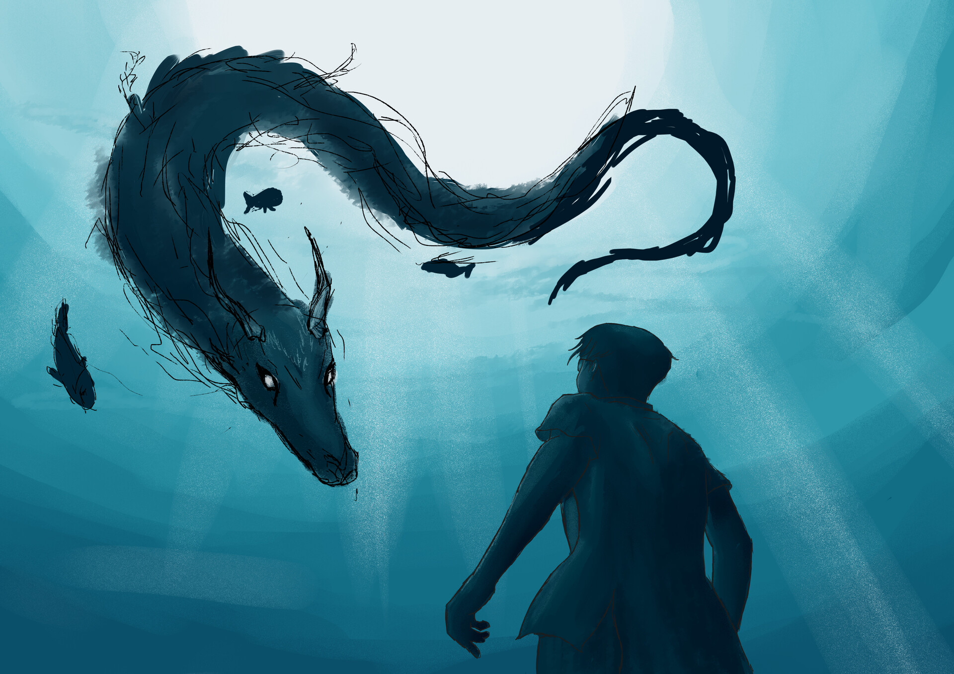 ArtStation - WIP jichi the spirit of the river