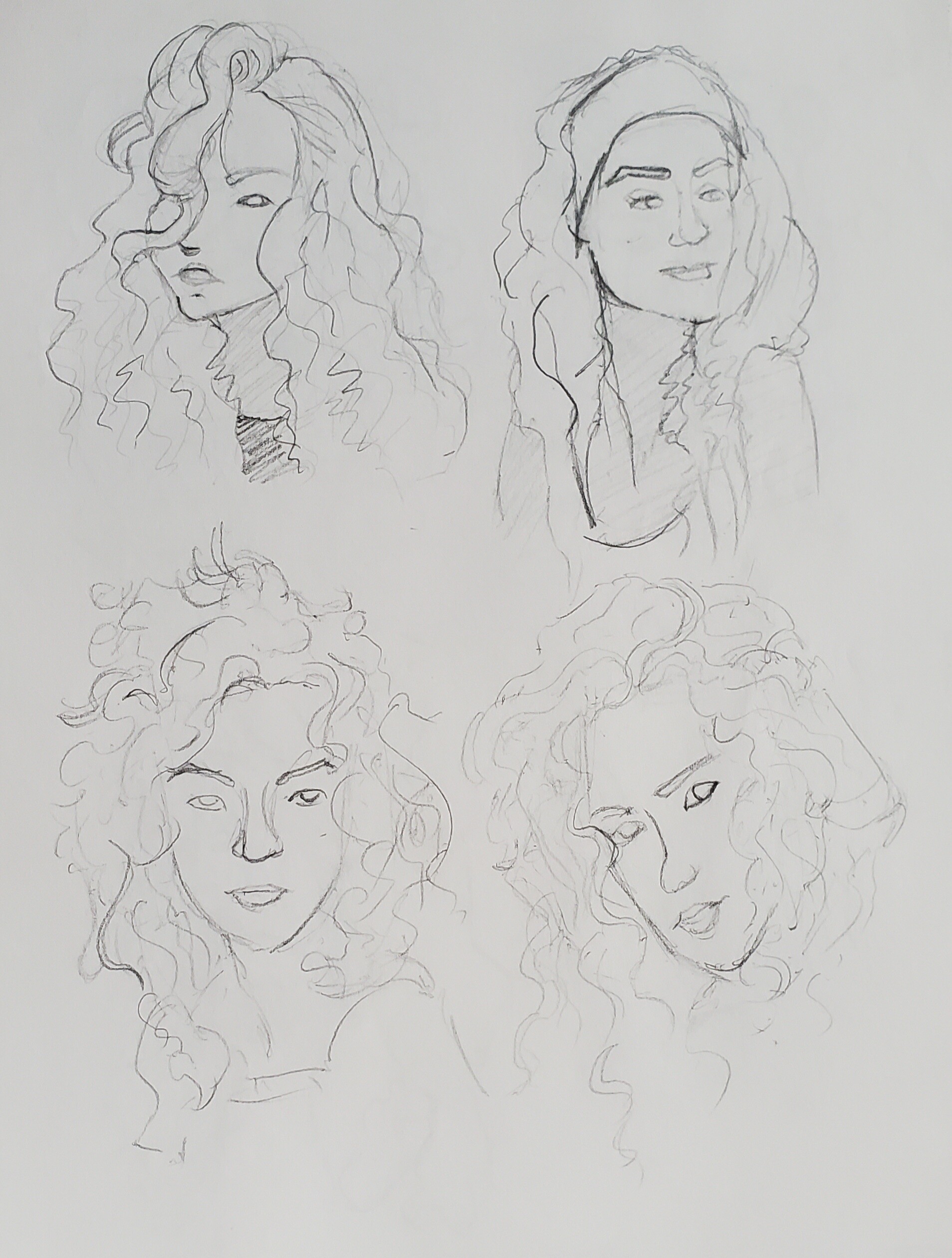 ArtStation - curly_hair_studies_001