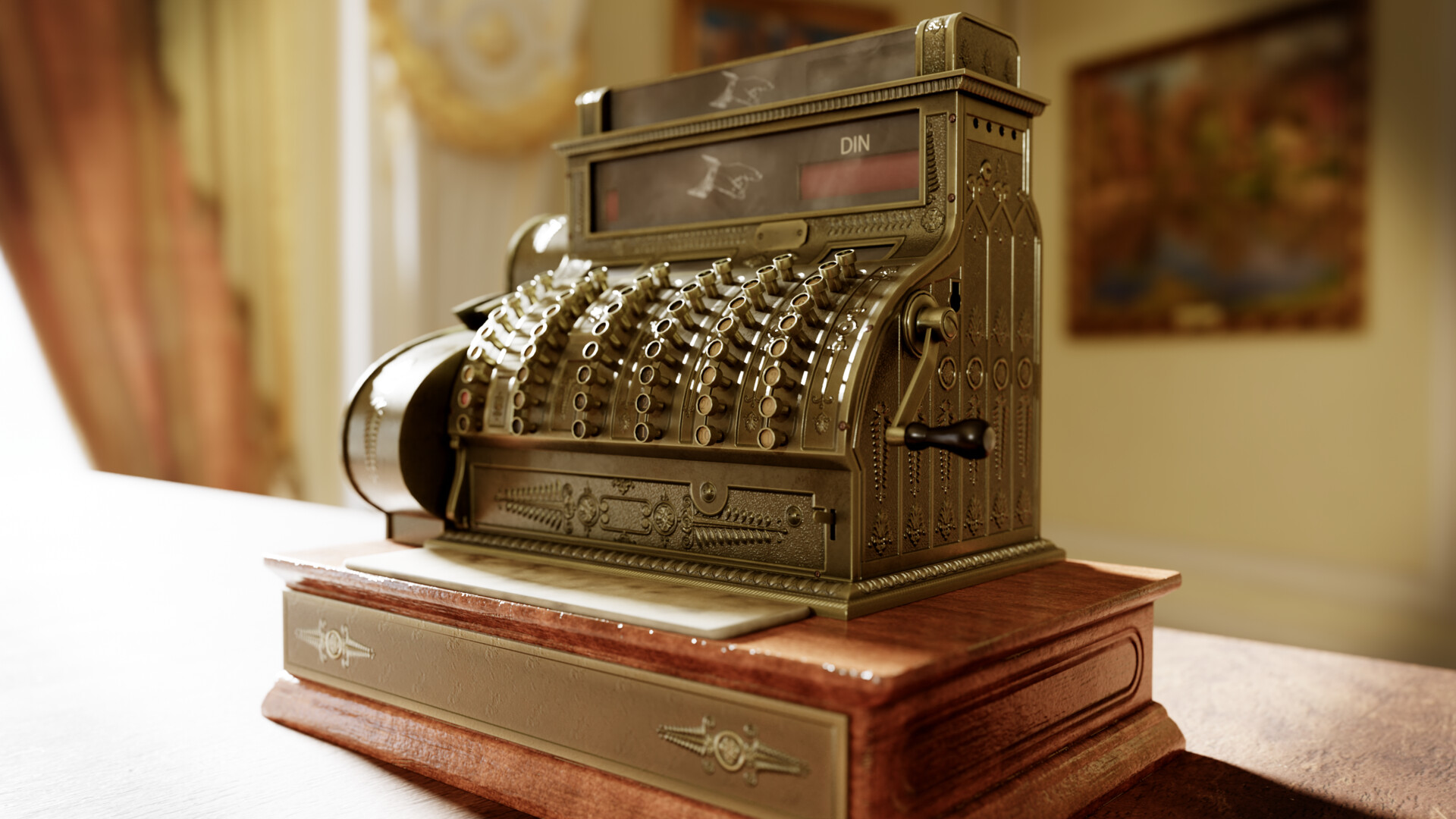 ArtStation - Antique Cash register