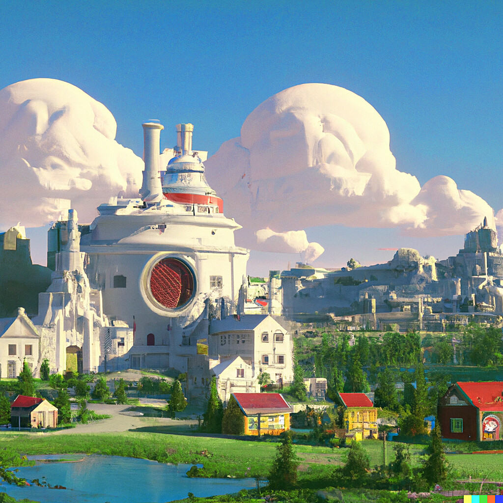 ArtStation - Anime Landscape Castle Research 1
