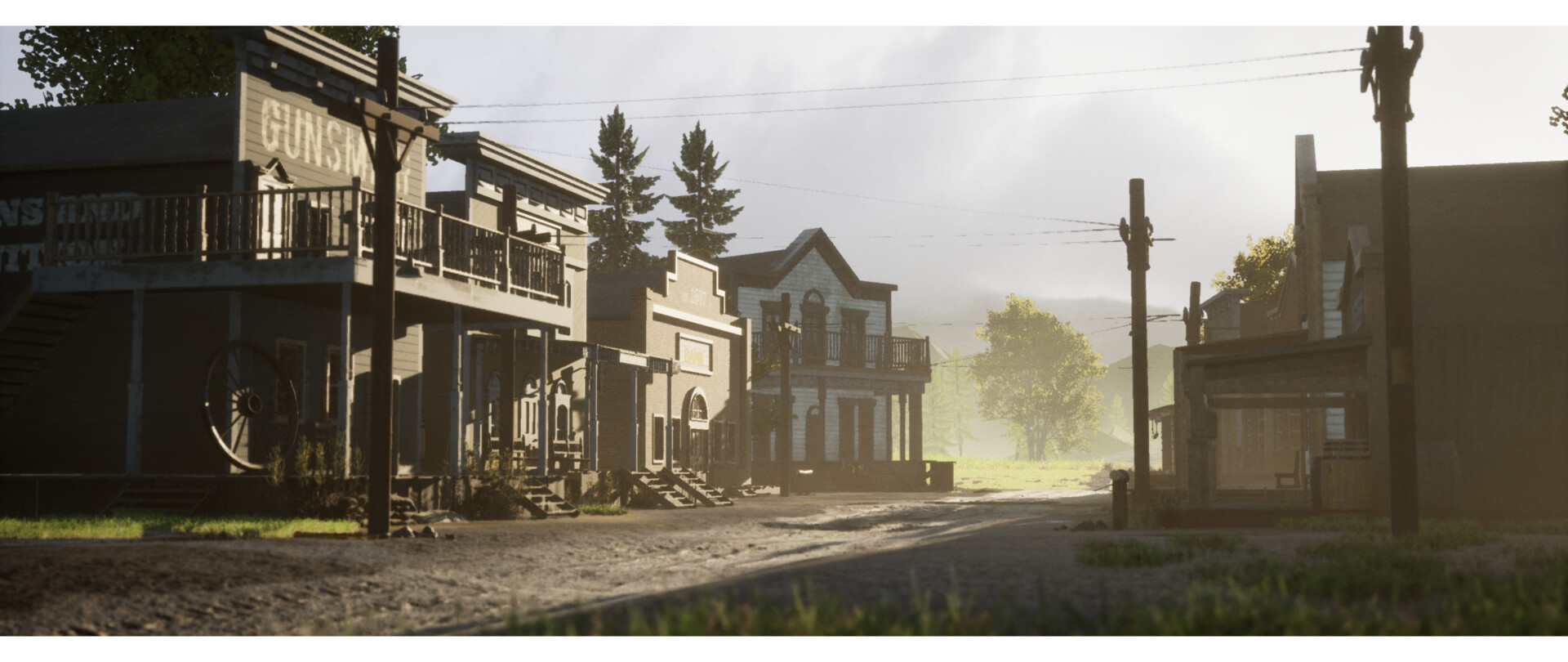 ArtStation - Western Town