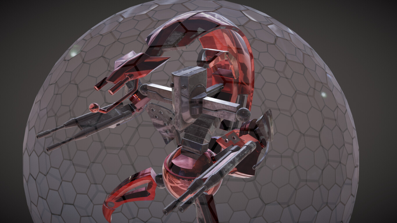 ArtStation - Droide Destructor Droideka Concept