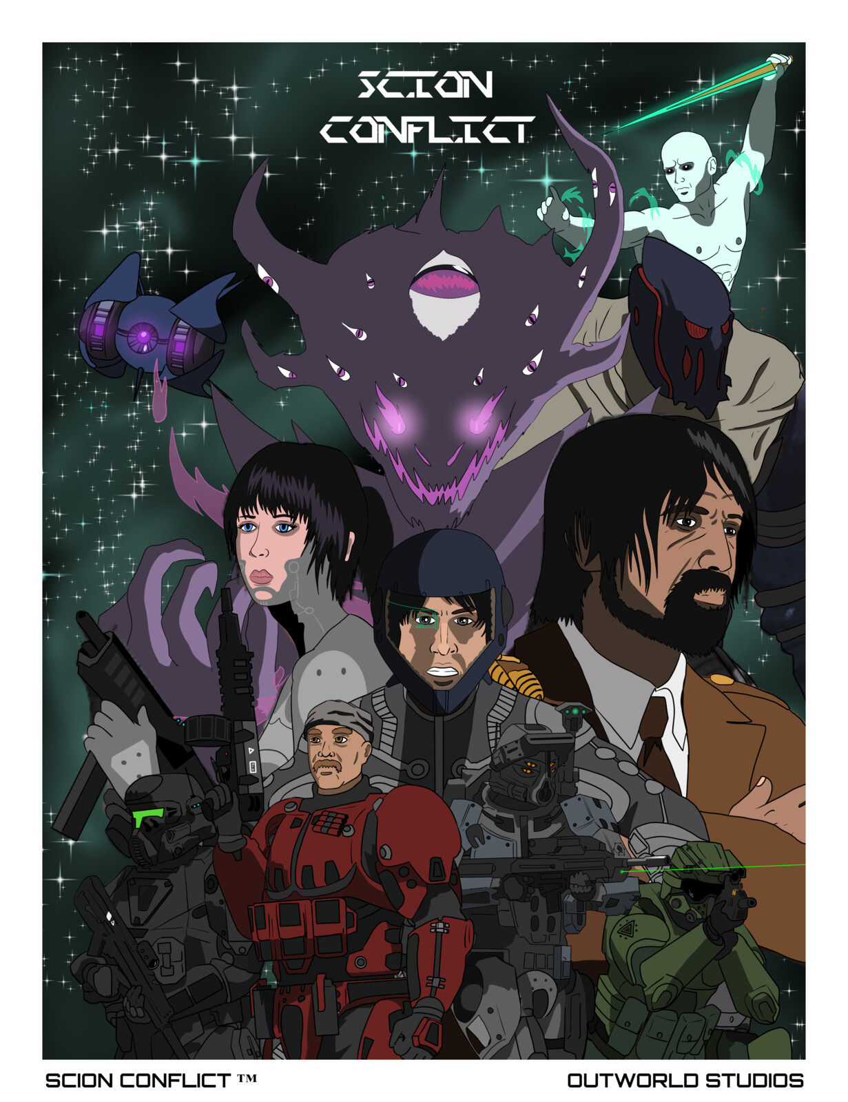 Outworld Studios - Scion Conflict: Poster#1