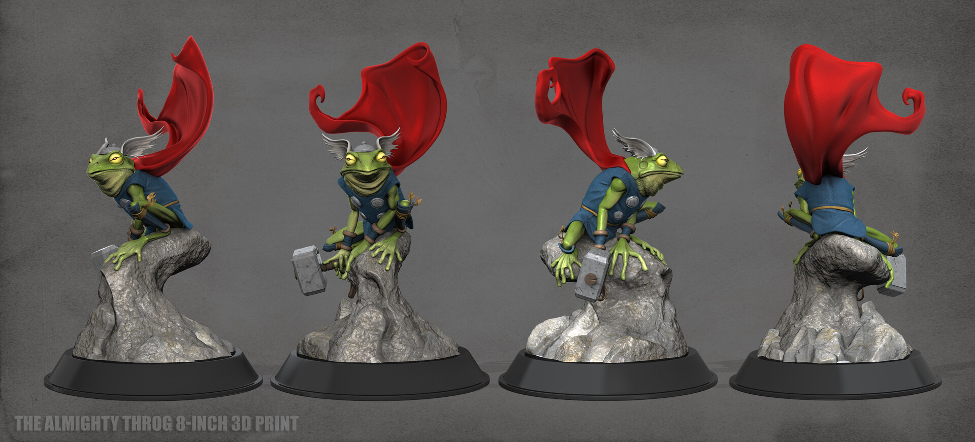 ArtStation - The Almighty Throg for print.