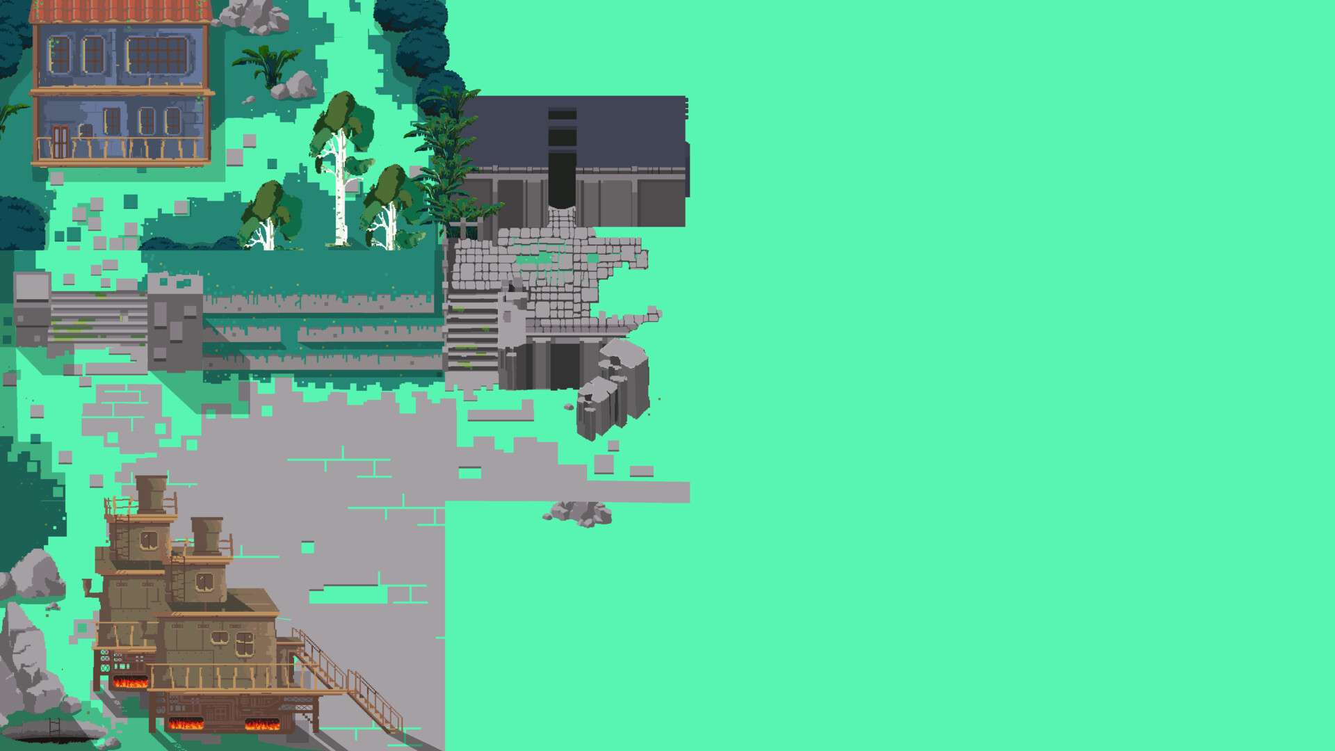 ArtStation - Escenario pixelart