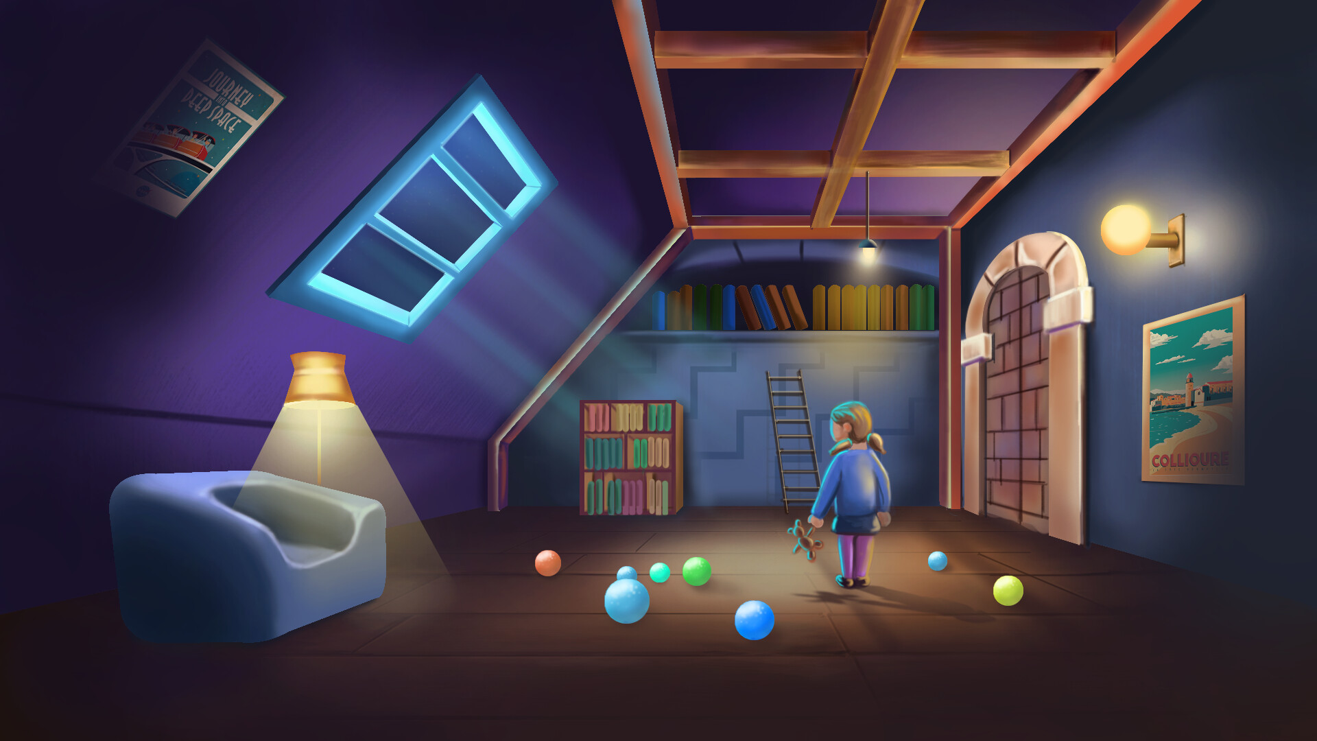 ArtStation - Library room