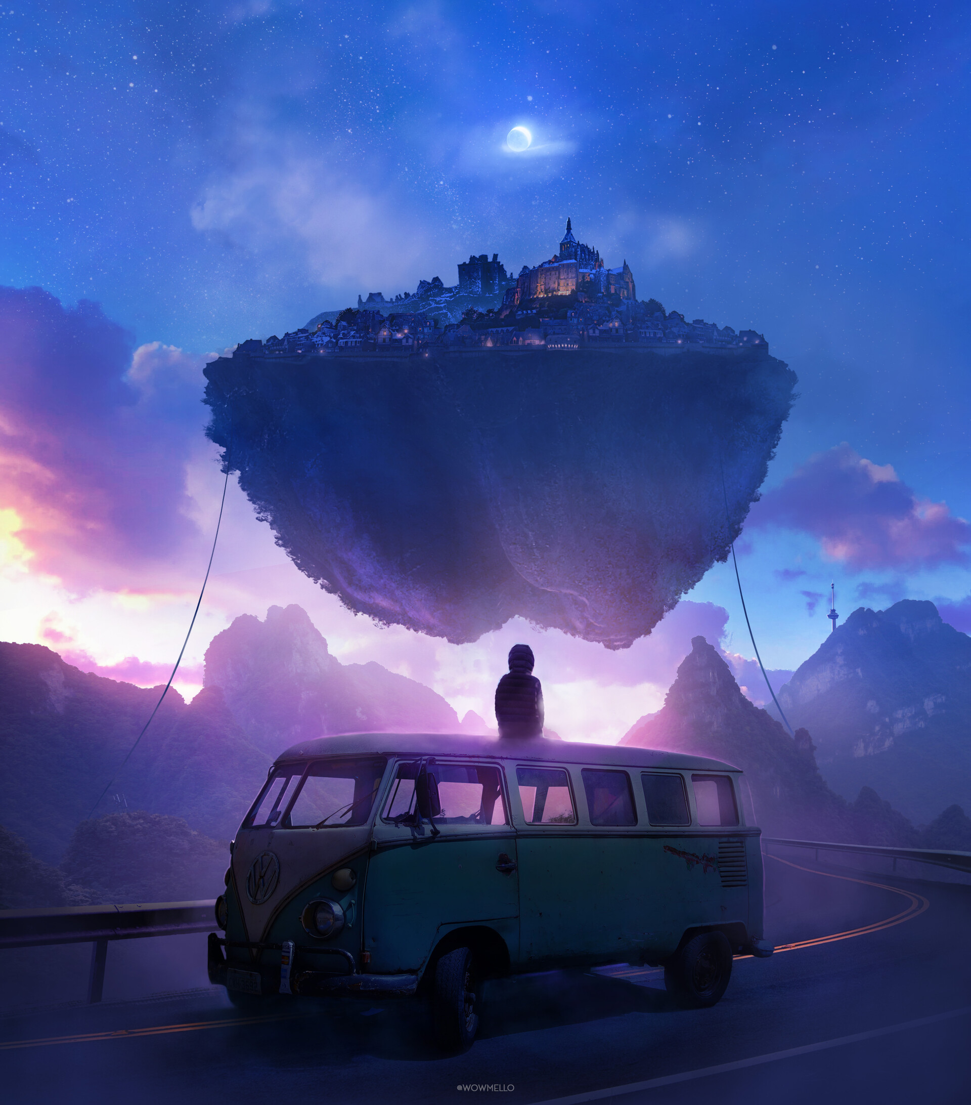 ArtStation - floating island