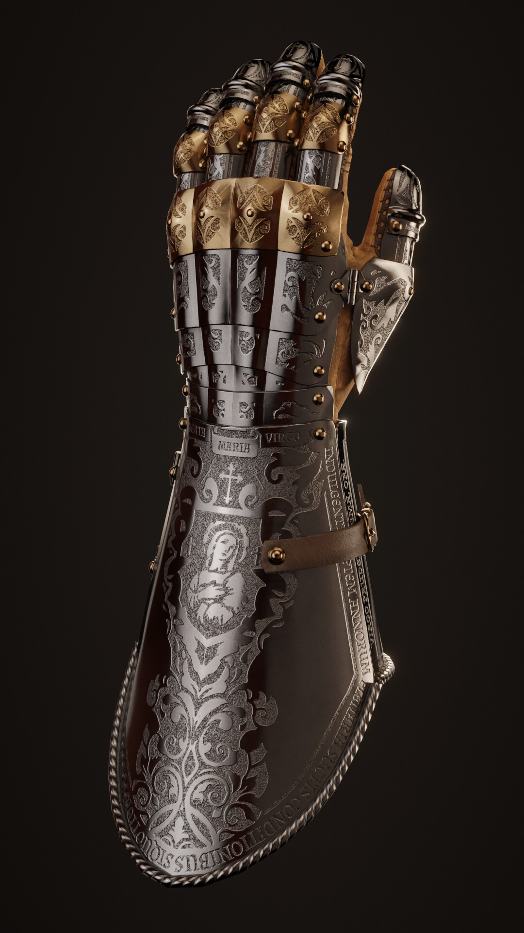 Piotr Walczuk - Ceremonial Gauntlet of the Holy Knight of Saint Mary ...