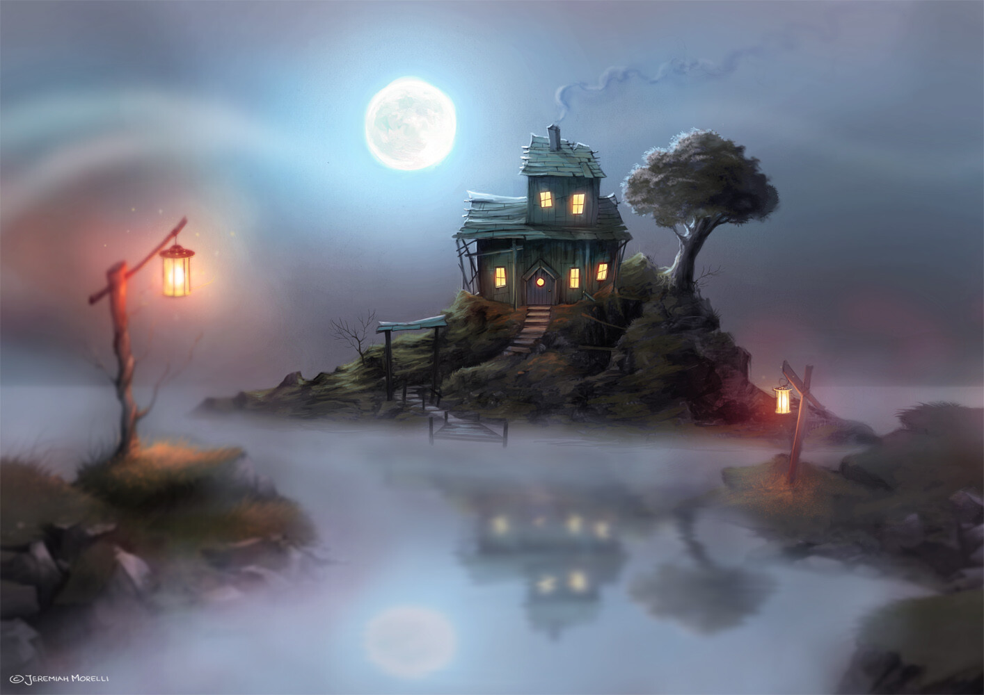 ArtStation - Moonlight Manor