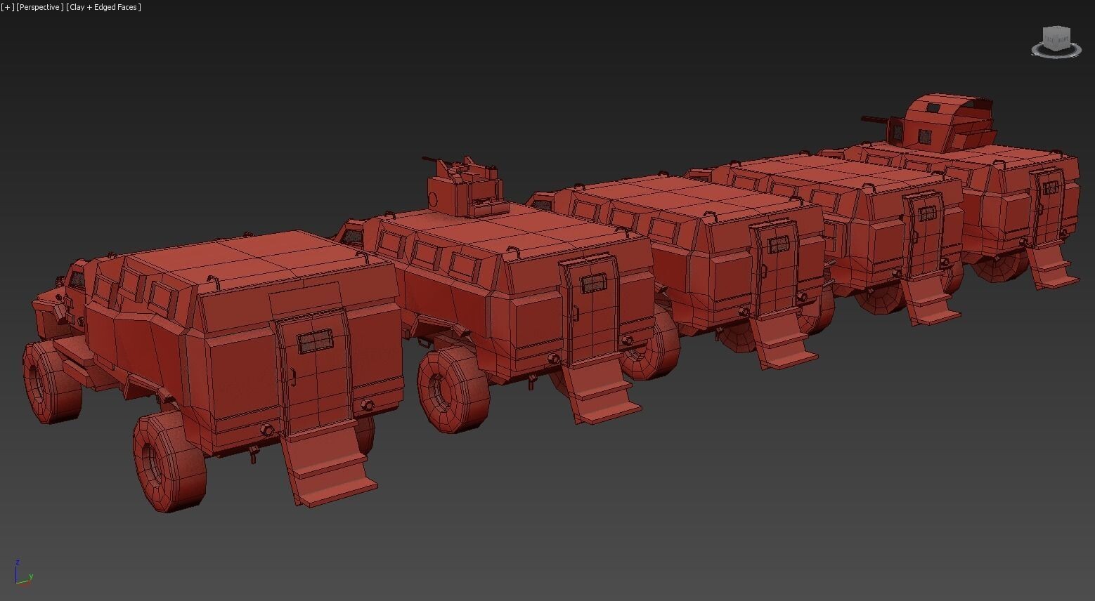 Mihai Cecusin - Joint Tactical Vehicle SciFi MRAP (unfnshd)