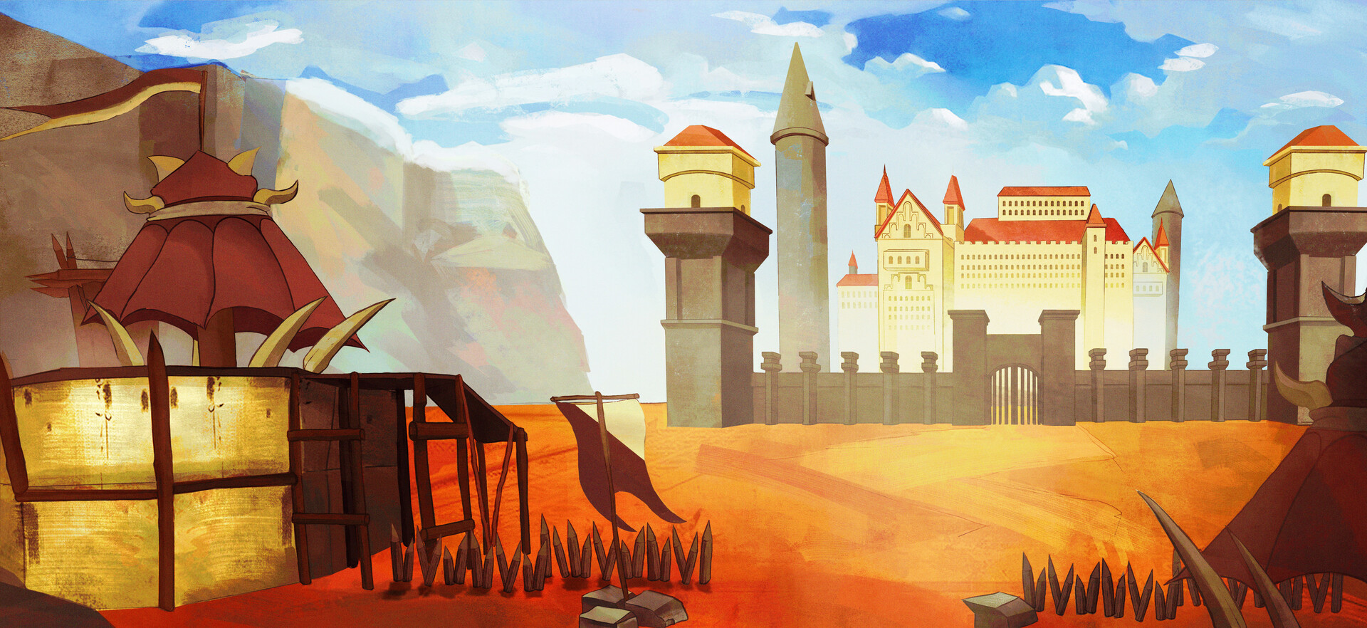 ArtStation - Orc Settlement