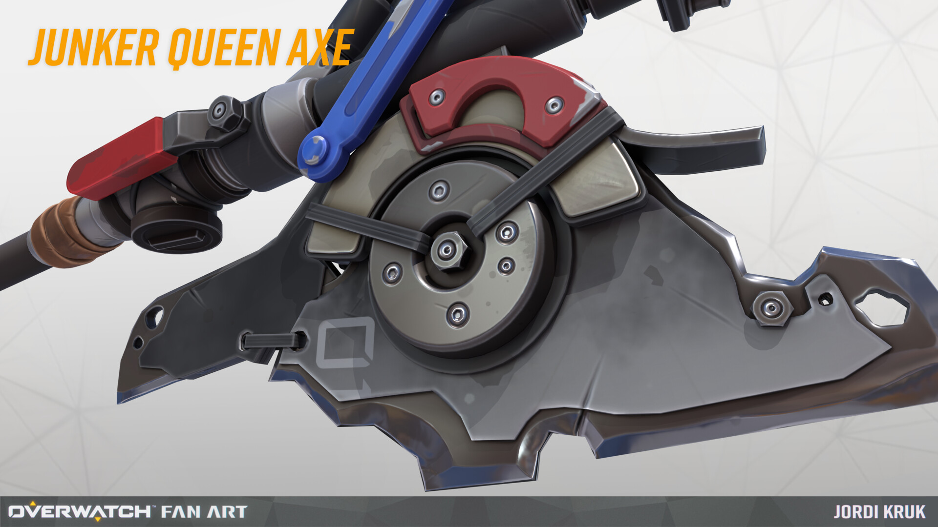 Jordi Kruk - Junker Queen Axe (Overwatch Fan art)