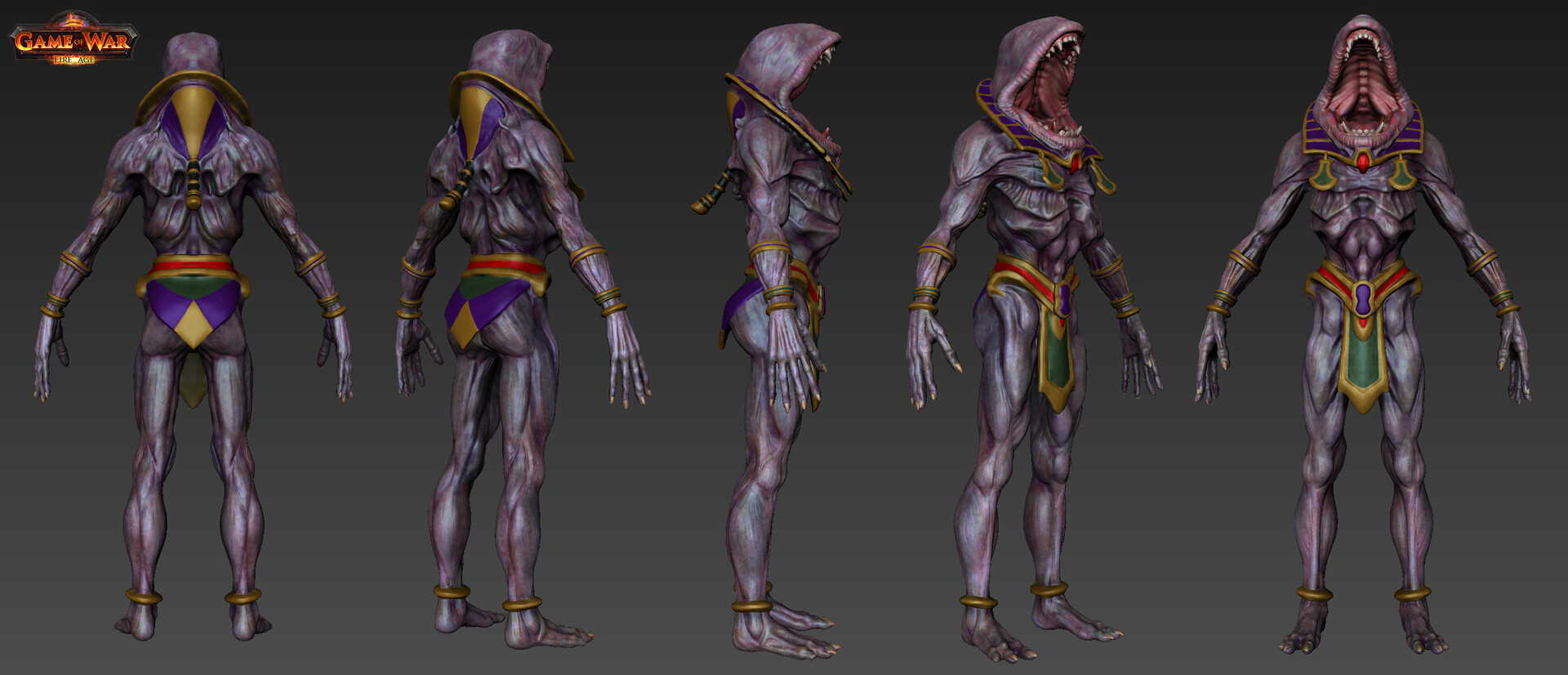 ArtStation - GOW PVE 3d monster concept