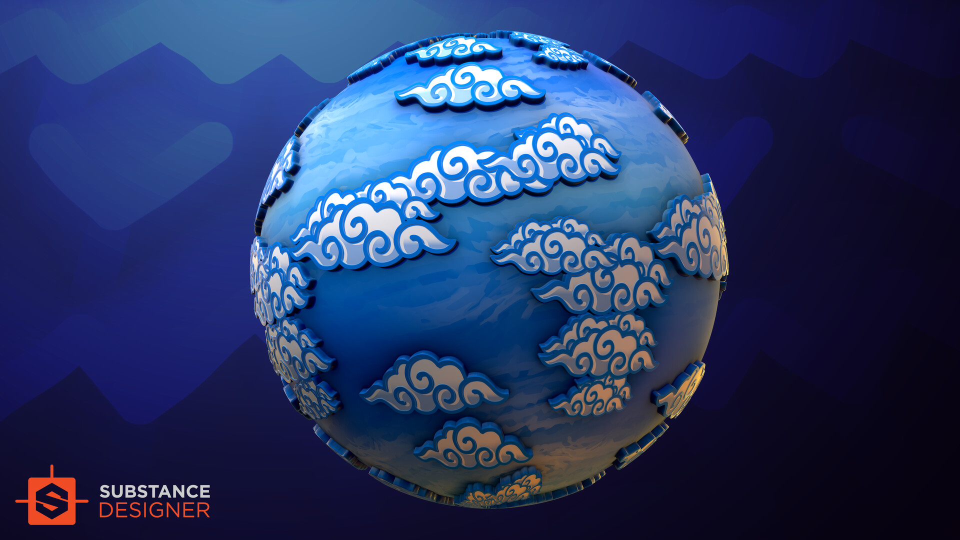 ArtStation - Traditional Chinese Clouds Material