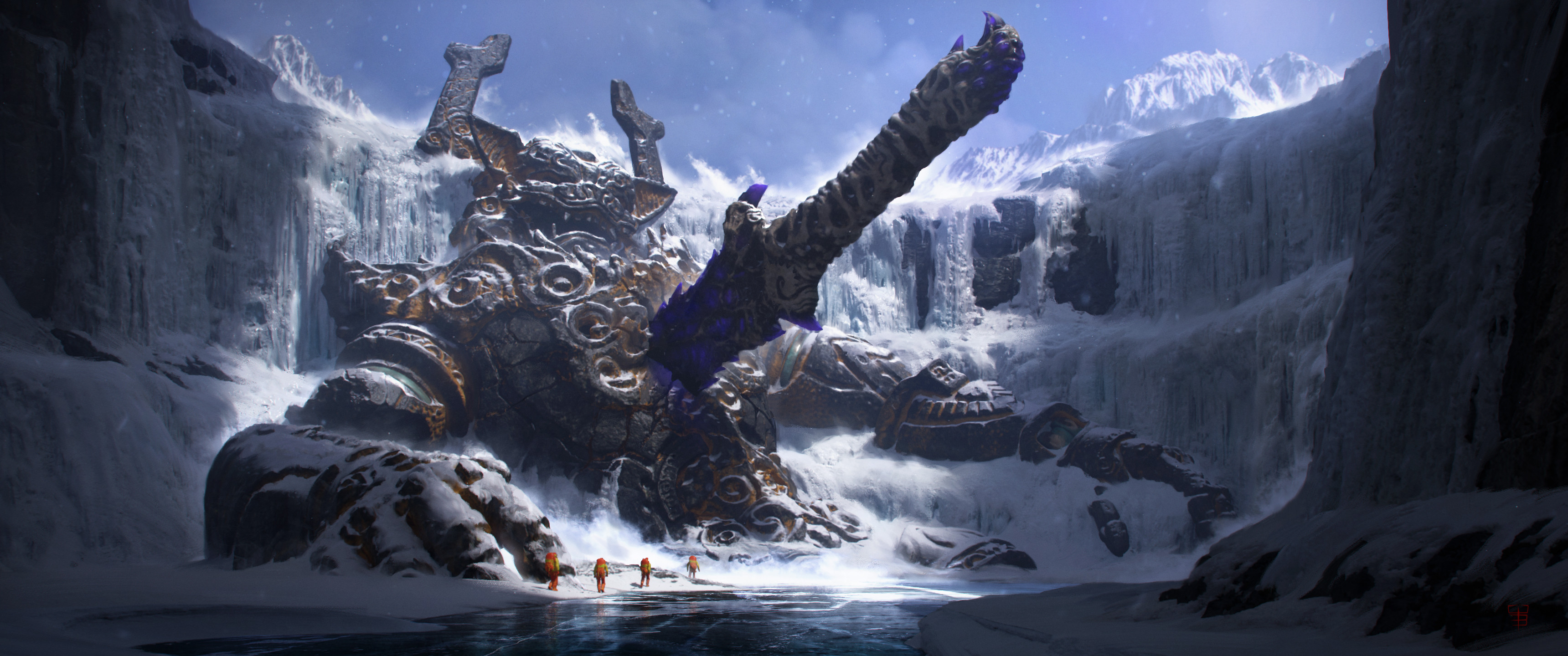 "Apocalyptic New York," Wonder Stories cover art, February 1933, by ...