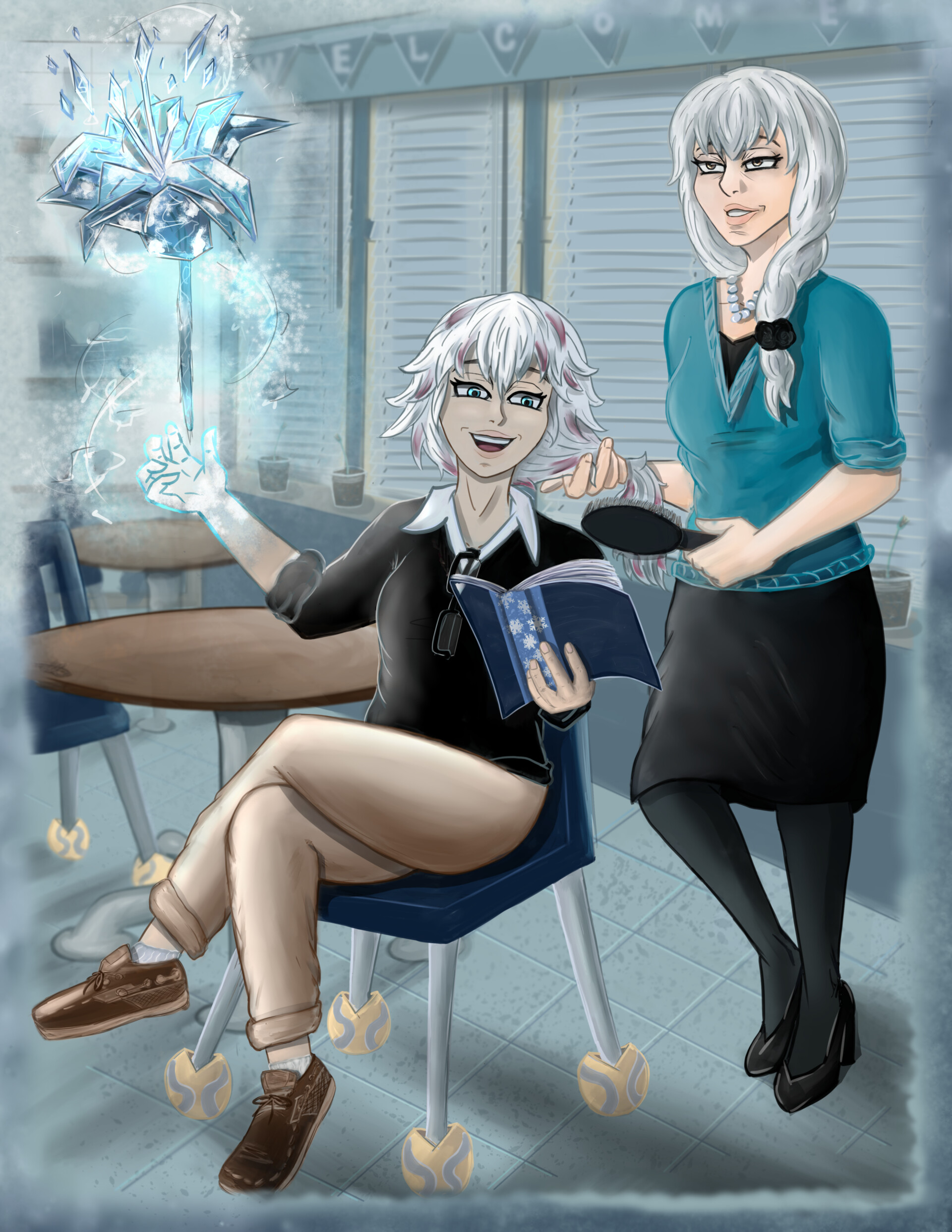 ArtStation - Rei and Fuyumi