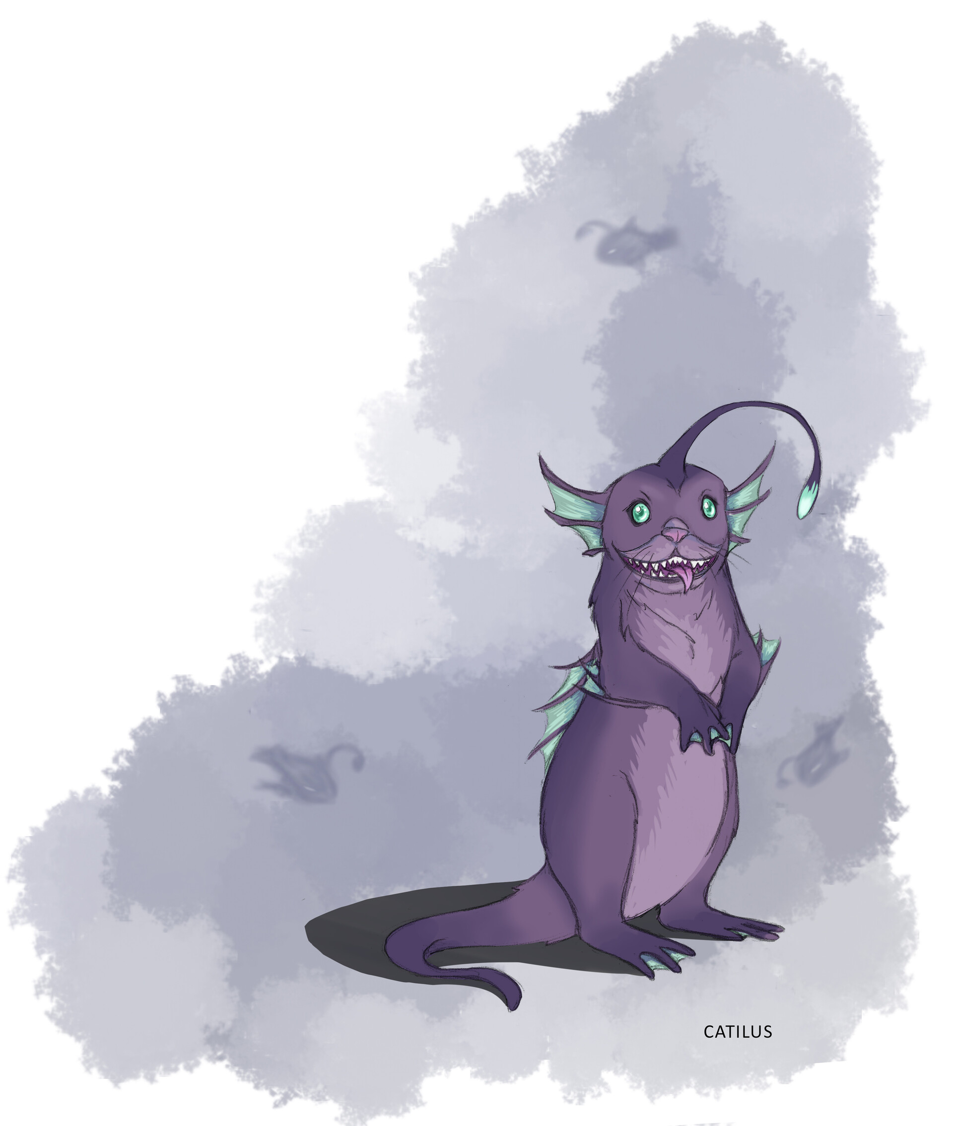 ArtStation - Deep Otter – D&D Creature