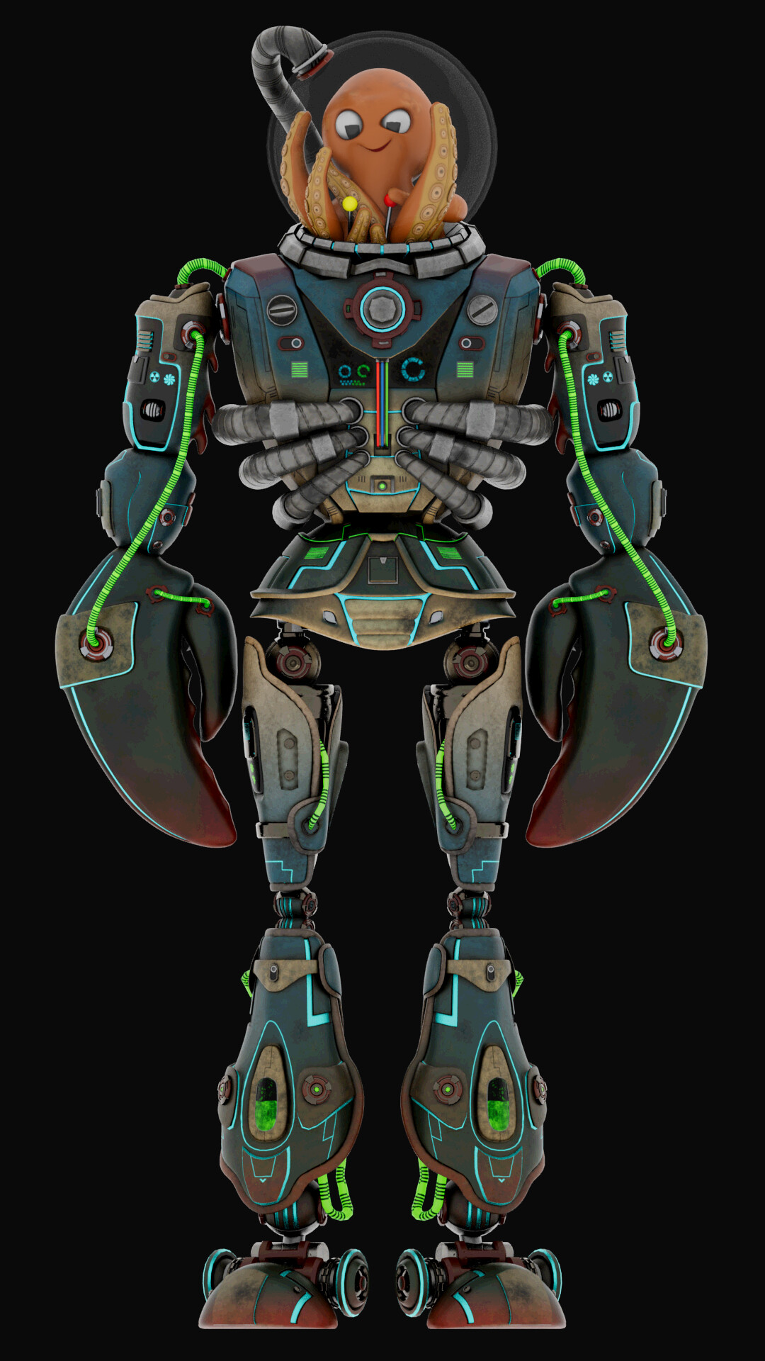 ArtStation - Octopus Fighter