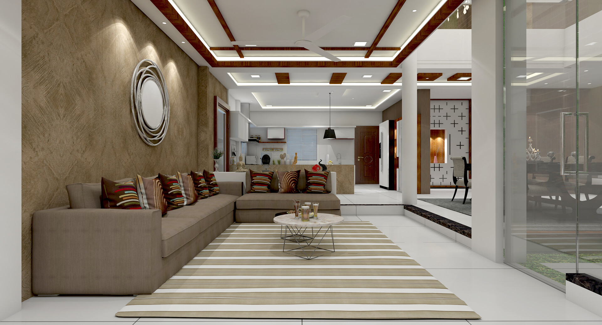 ArtStation - kitchen ,hall, & Dining Area Design