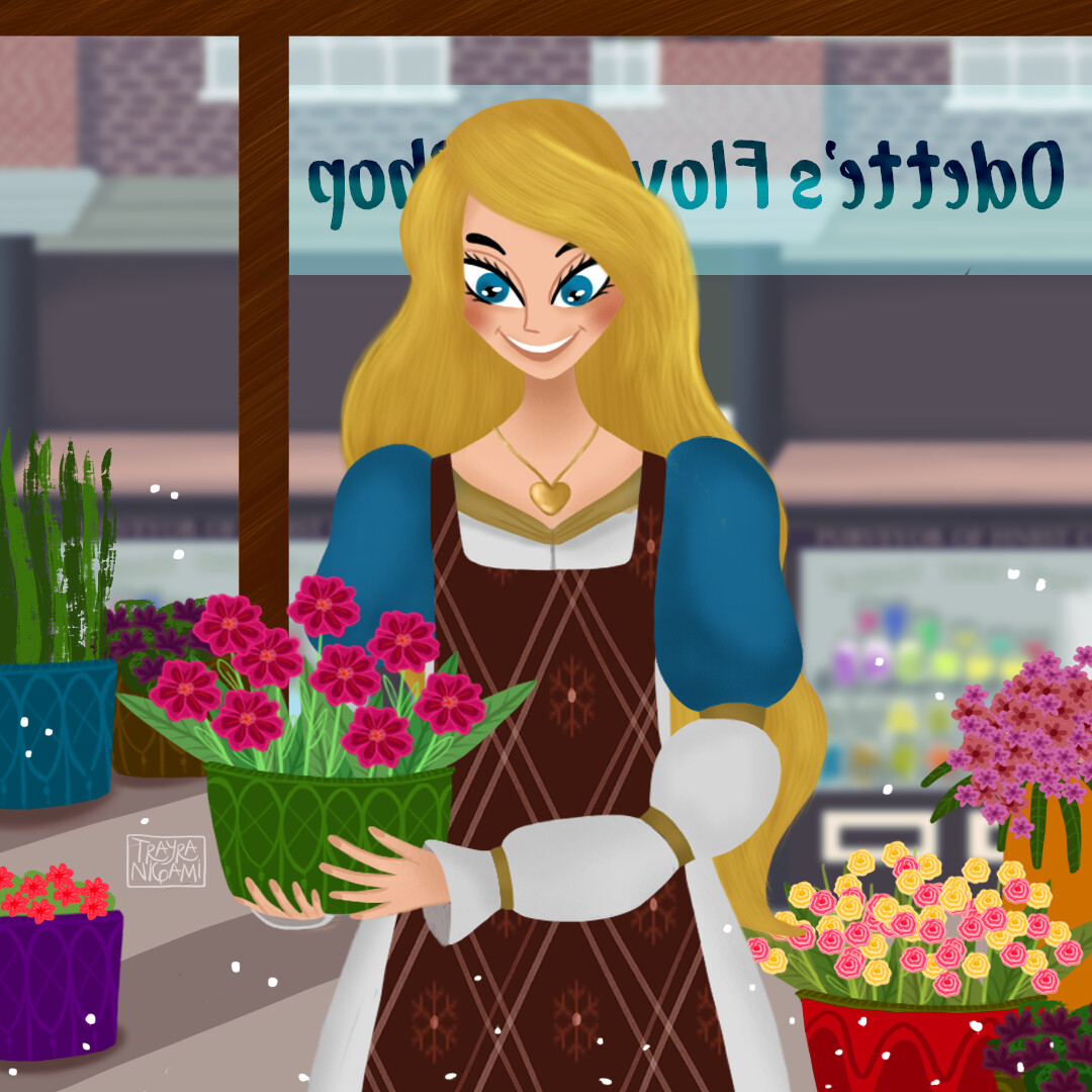 ArtStation - Odette's Flower Shop